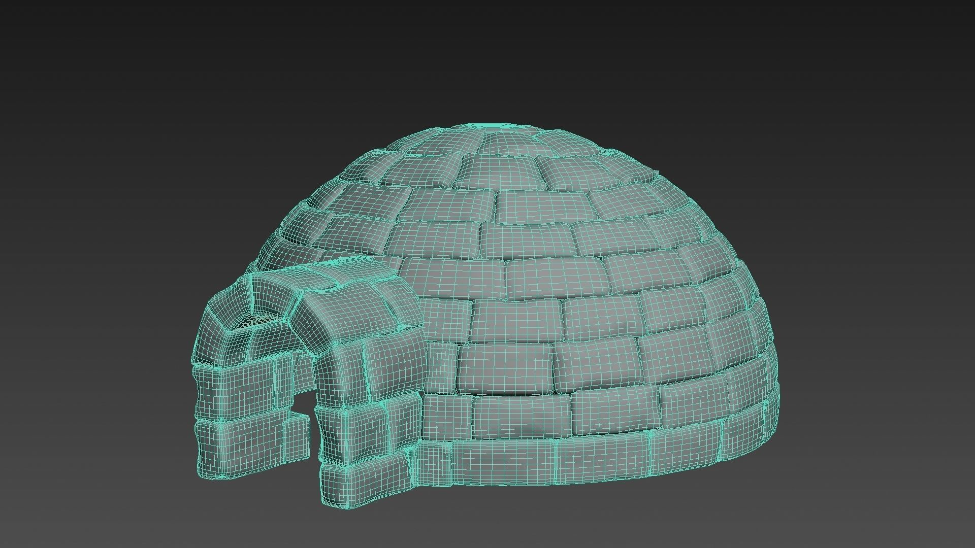 Igloo in snow 3D model | CGTrader