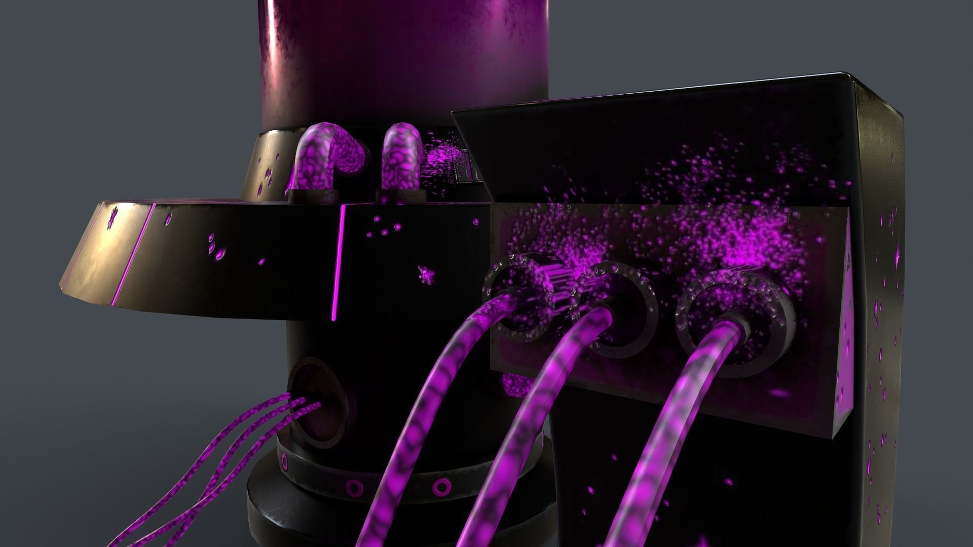 3D model Sci-Fi Production Machine 02 VR / AR / low-poly | CGTrader