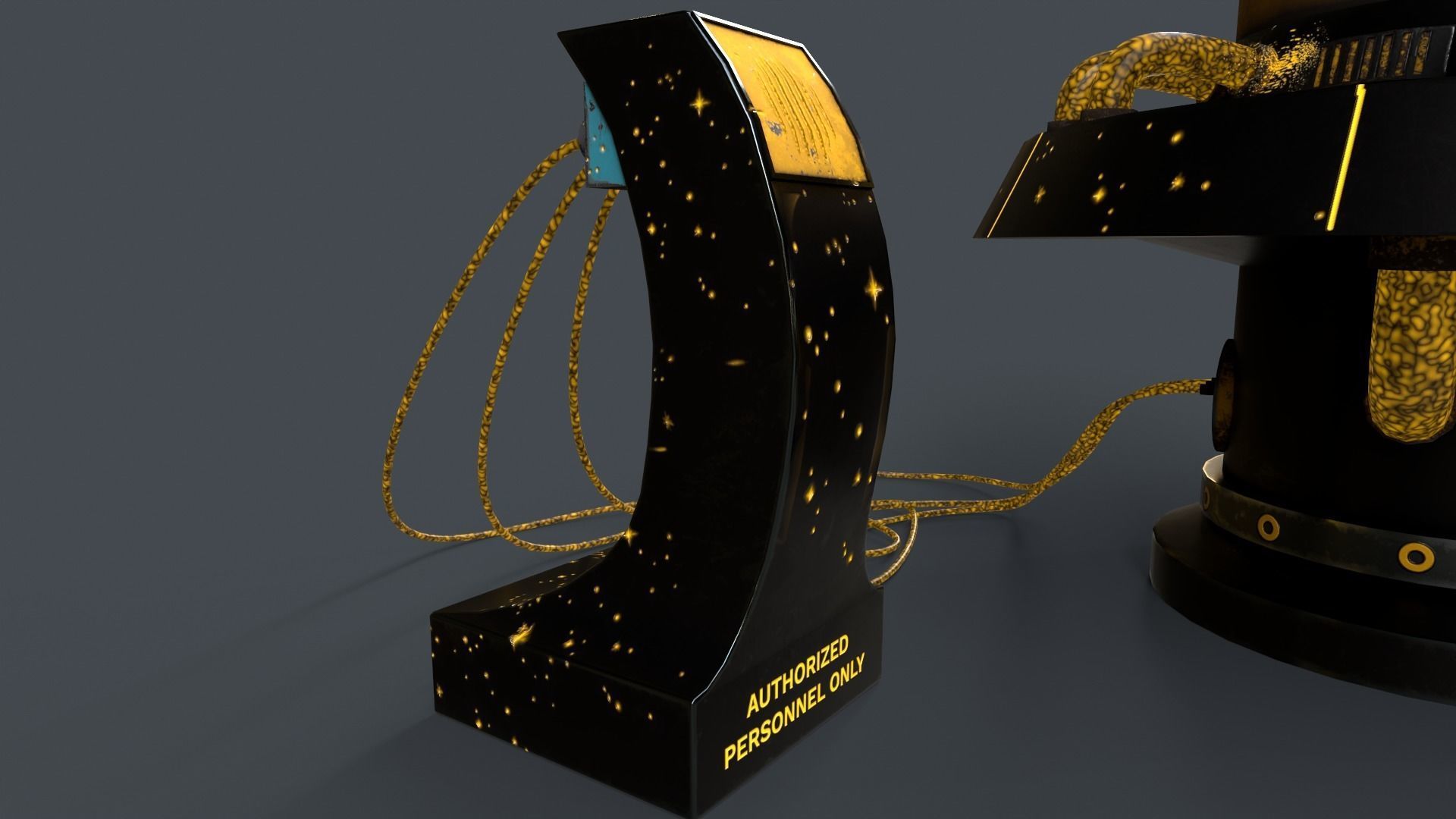 3D model Sci-Fi Production Machine 03 VR / AR / low-poly | CGTrader