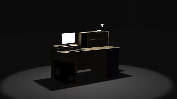 Office computer OR Bedroom computer Desktop Computer free VR / AR / low ...