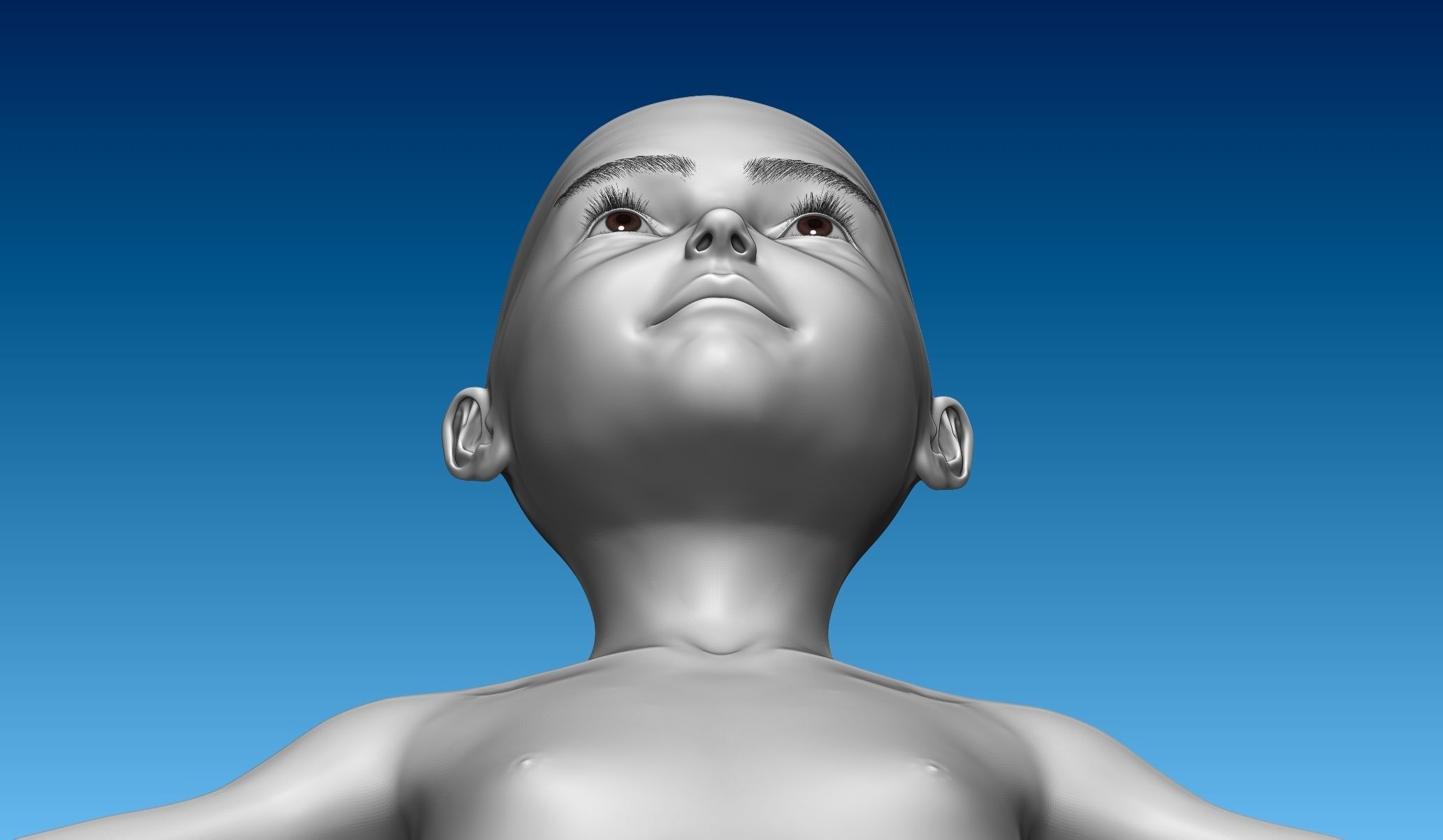 3D model Realistic child base mesh VR / AR / low-poly | CGTrader