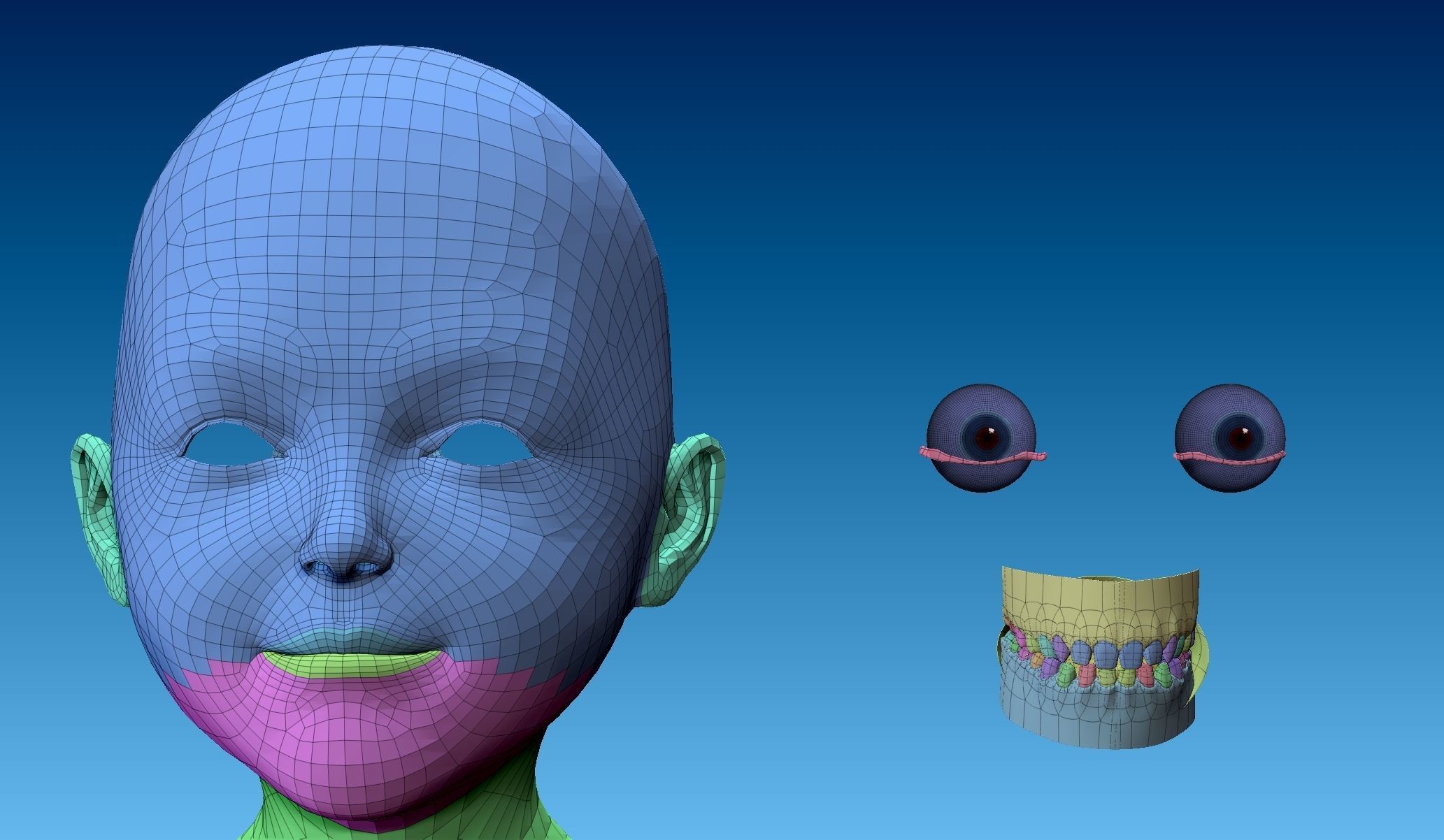 3D model Realistic child base mesh VR / AR / low-poly | CGTrader