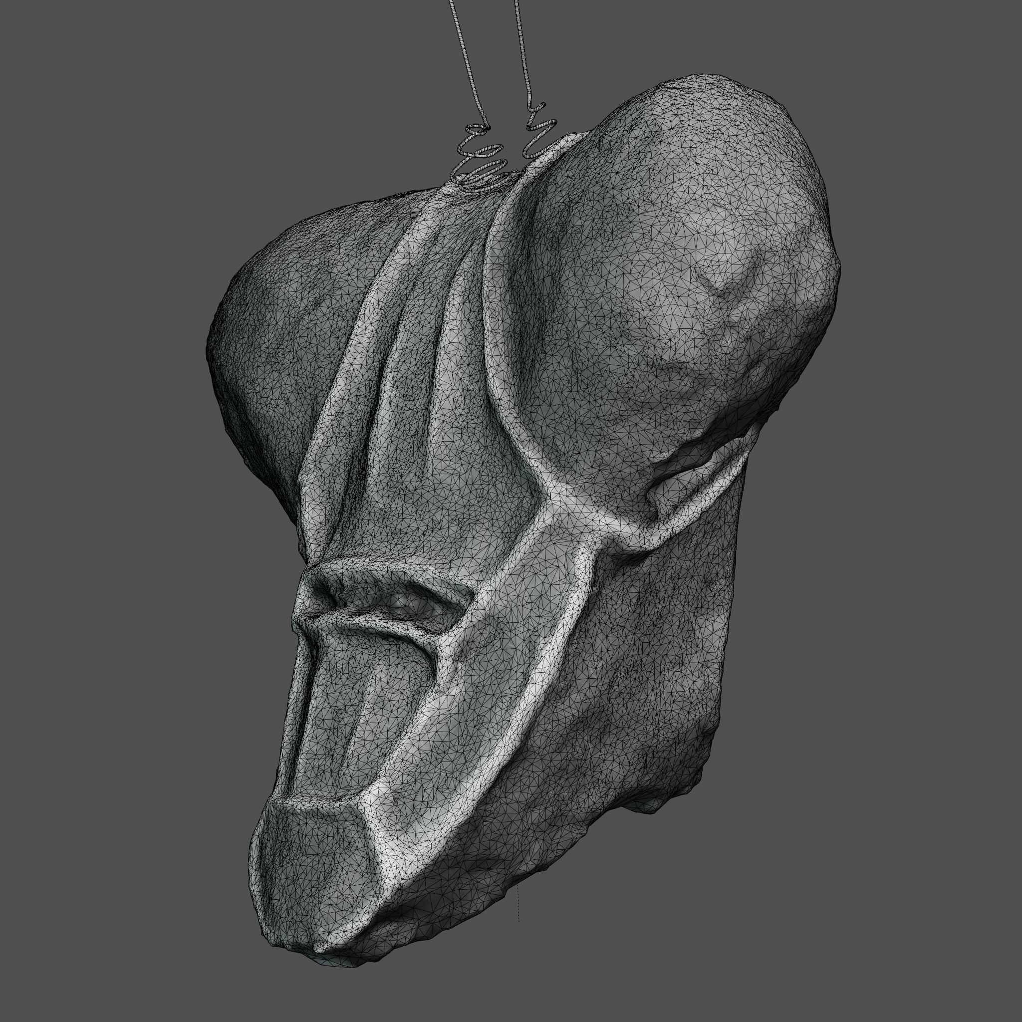 Praying Mantis Mask - 3D Scan free 3D model | CGTrader