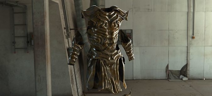 Bronze fantasy armor 3D model | CGTrader
