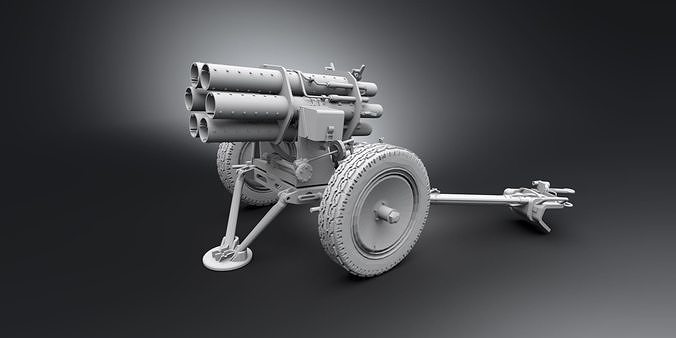 15cm Nebelwerfer Scale model 3D model 3D printable | CGTrader