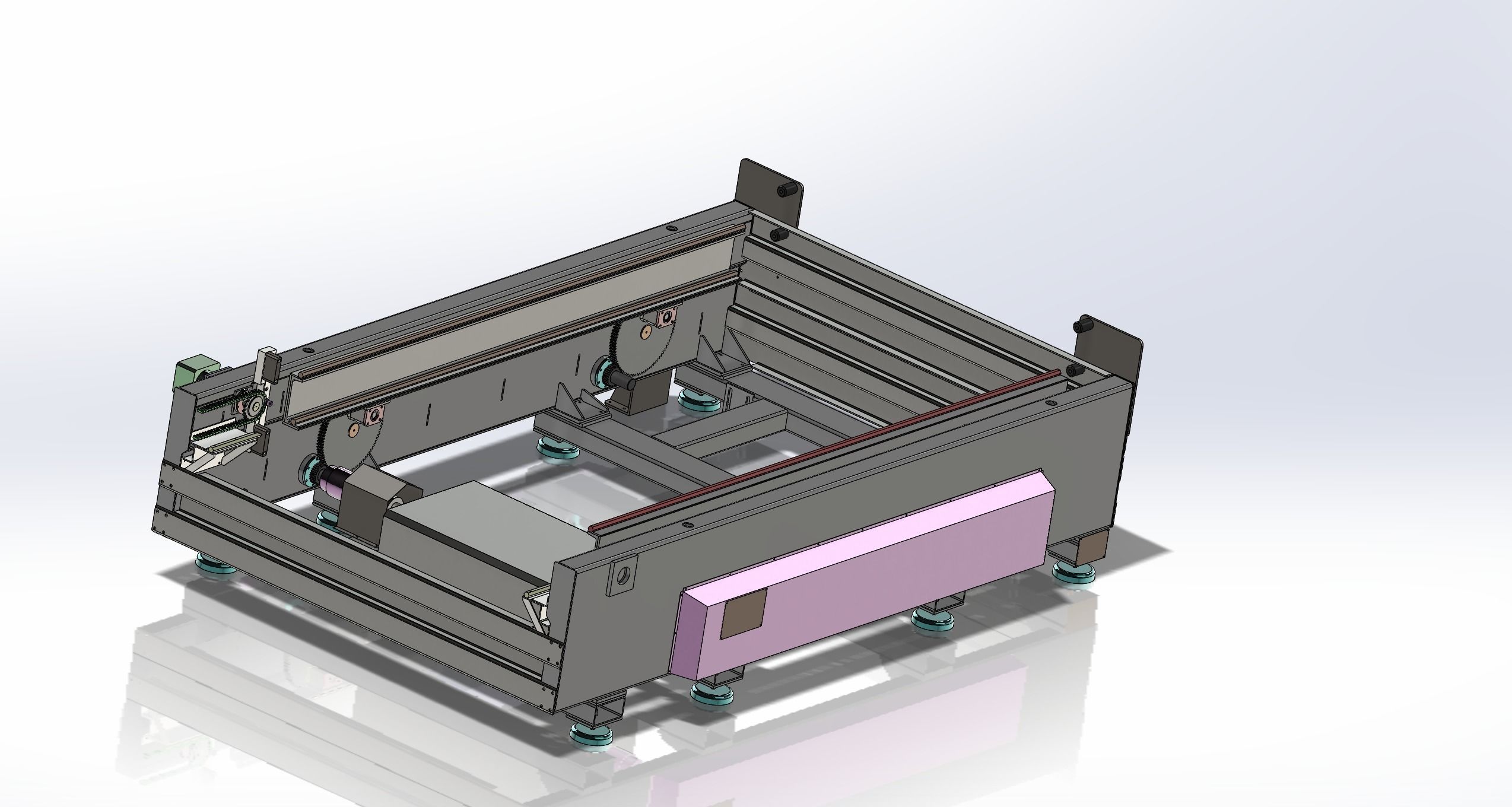 Large laser cutting machine 3D model | CGTrader