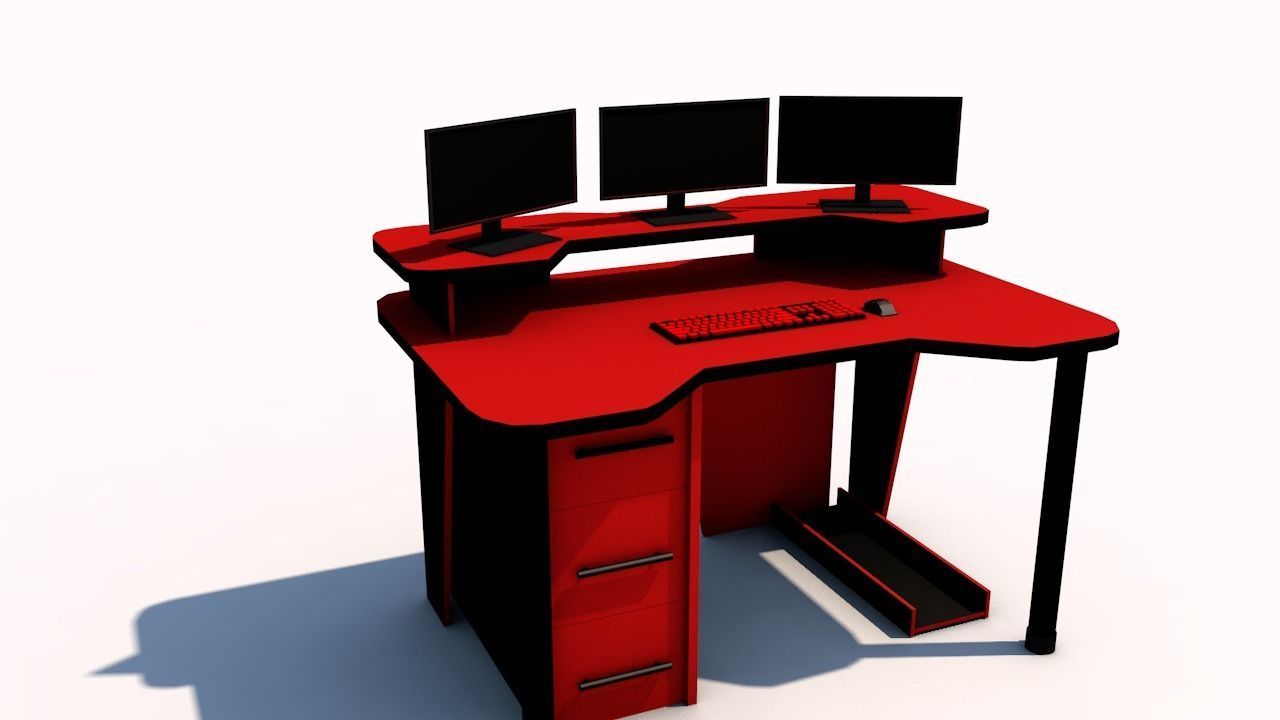 3D model streamer table VR / AR / low-poly | CGTrader