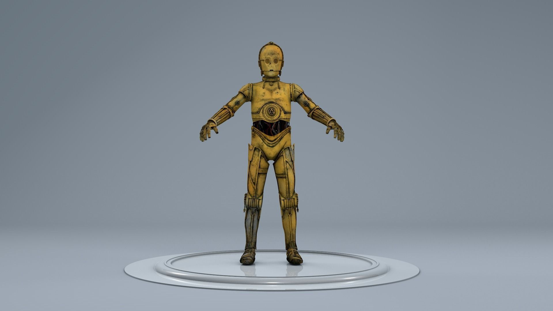 STAR WARS - C-3PO 3D model | CGTrader