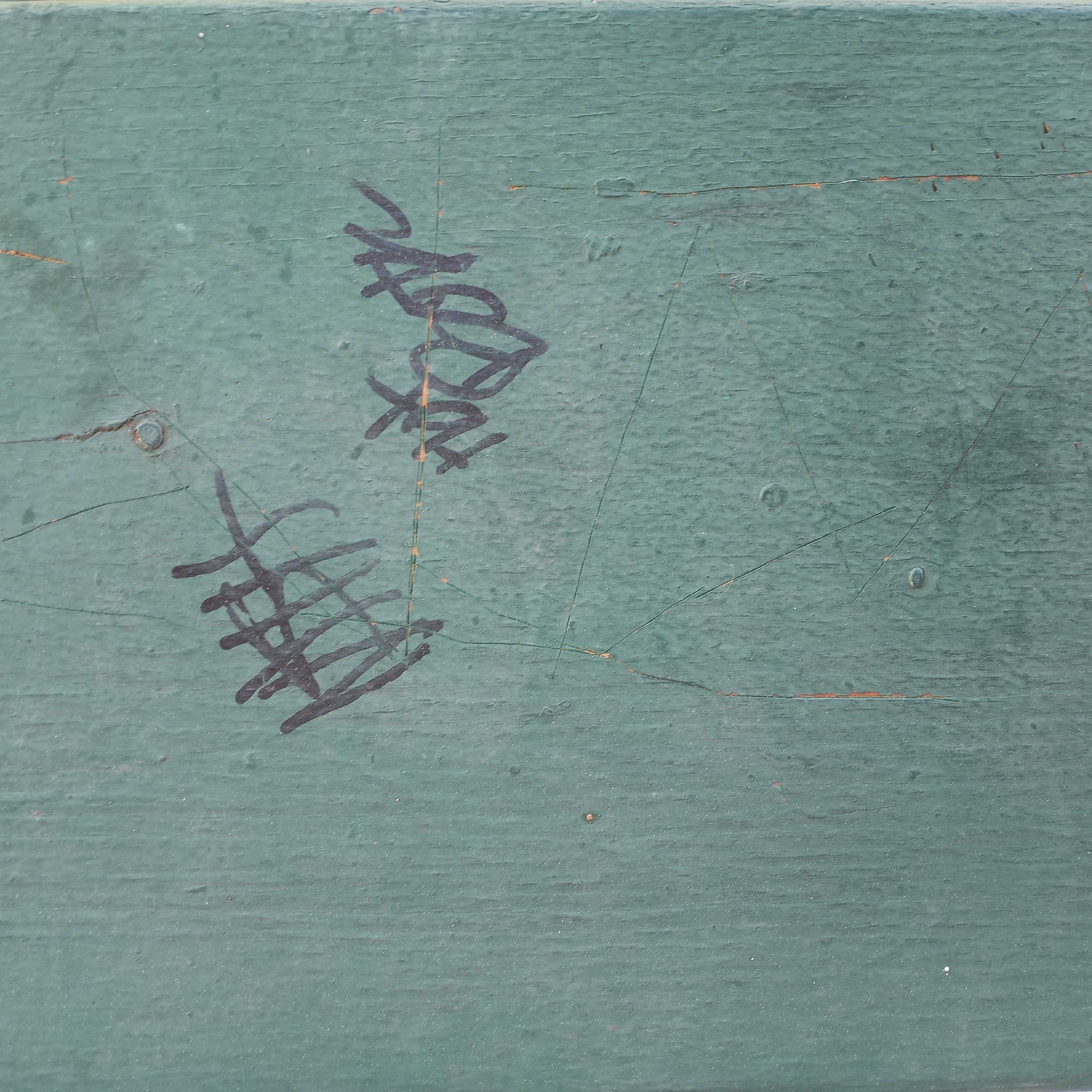 Graffiti on wooden bench decals free Texture | CGTrader