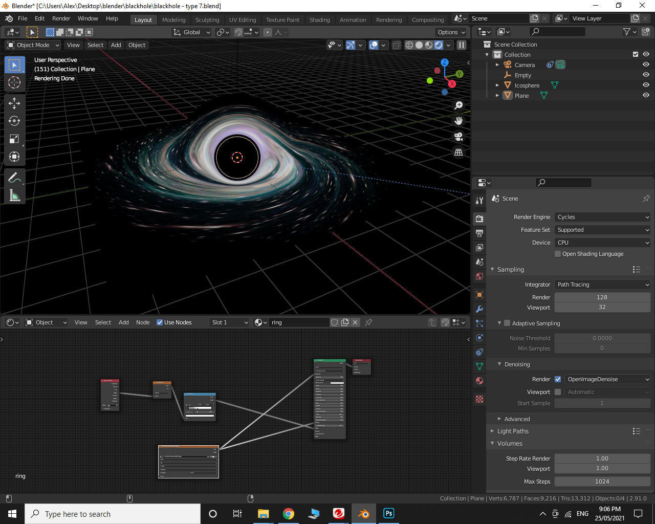 Black Hole 3D model | CGTrader