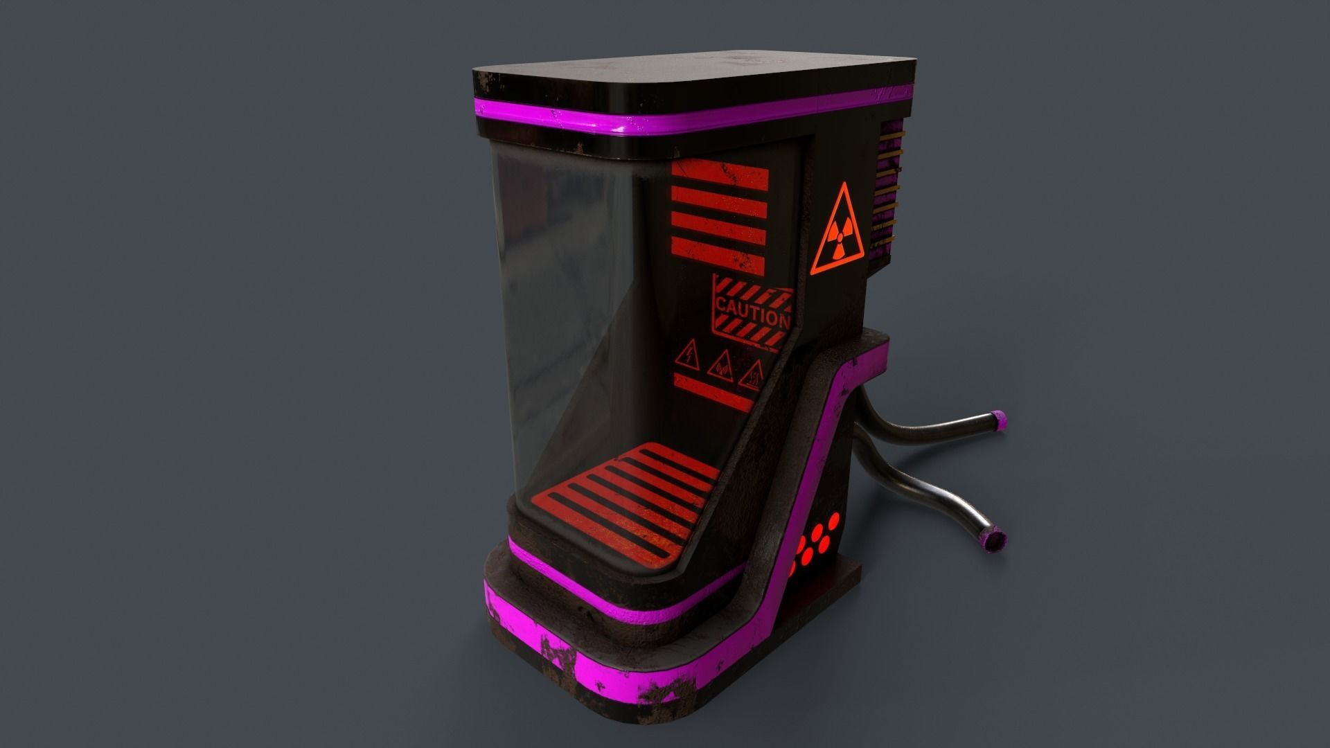 3D model Sci-Fi Teleportation Capsule V1 - 03 VR / AR / low-poly | CGTrader