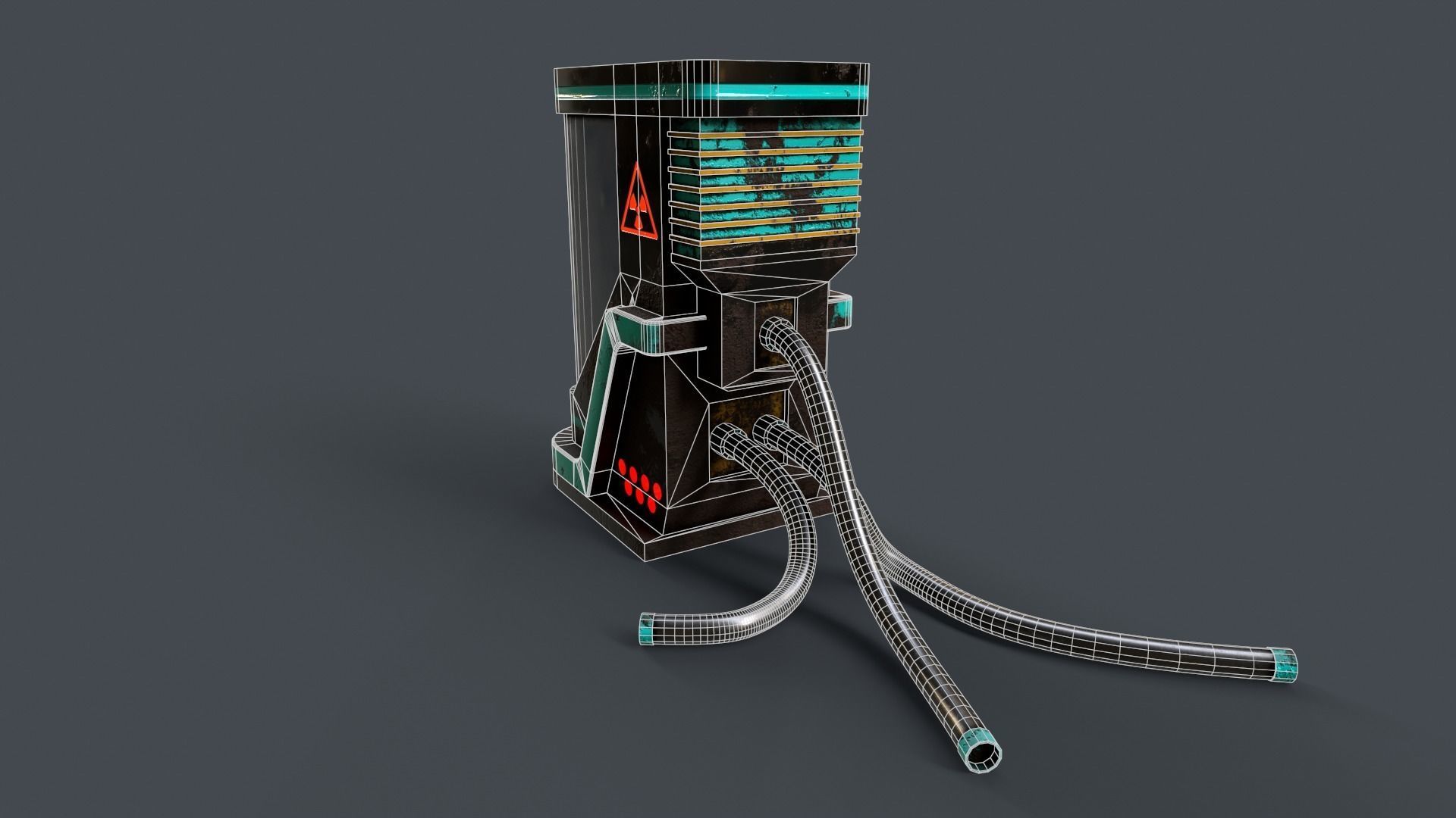 3D model Sci-Fi Teleportation Capsule V1 - 04 VR / AR / low-poly | CGTrader