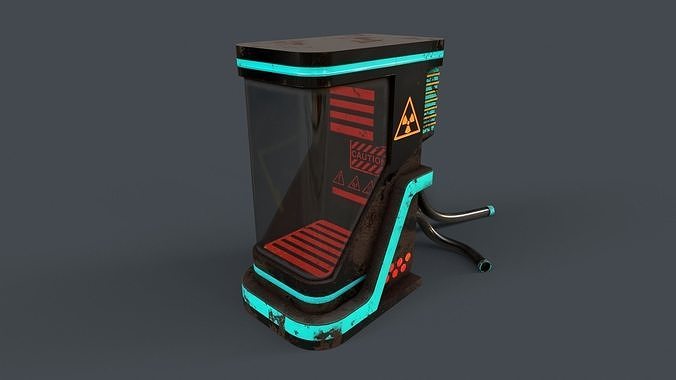 3D model Sci-Fi Teleportation Capsule V1 - 04 VR / AR / low-poly | CGTrader