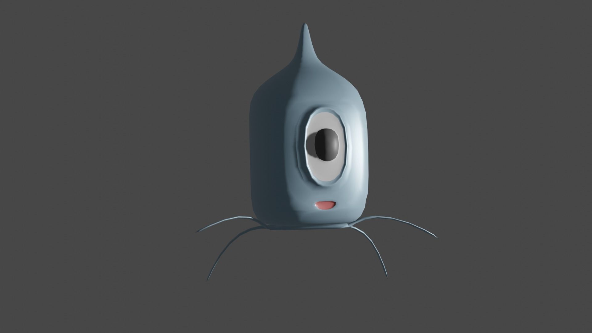 3D model Robot 1 eye rigged animated and game ready VR / AR / low-poly ...