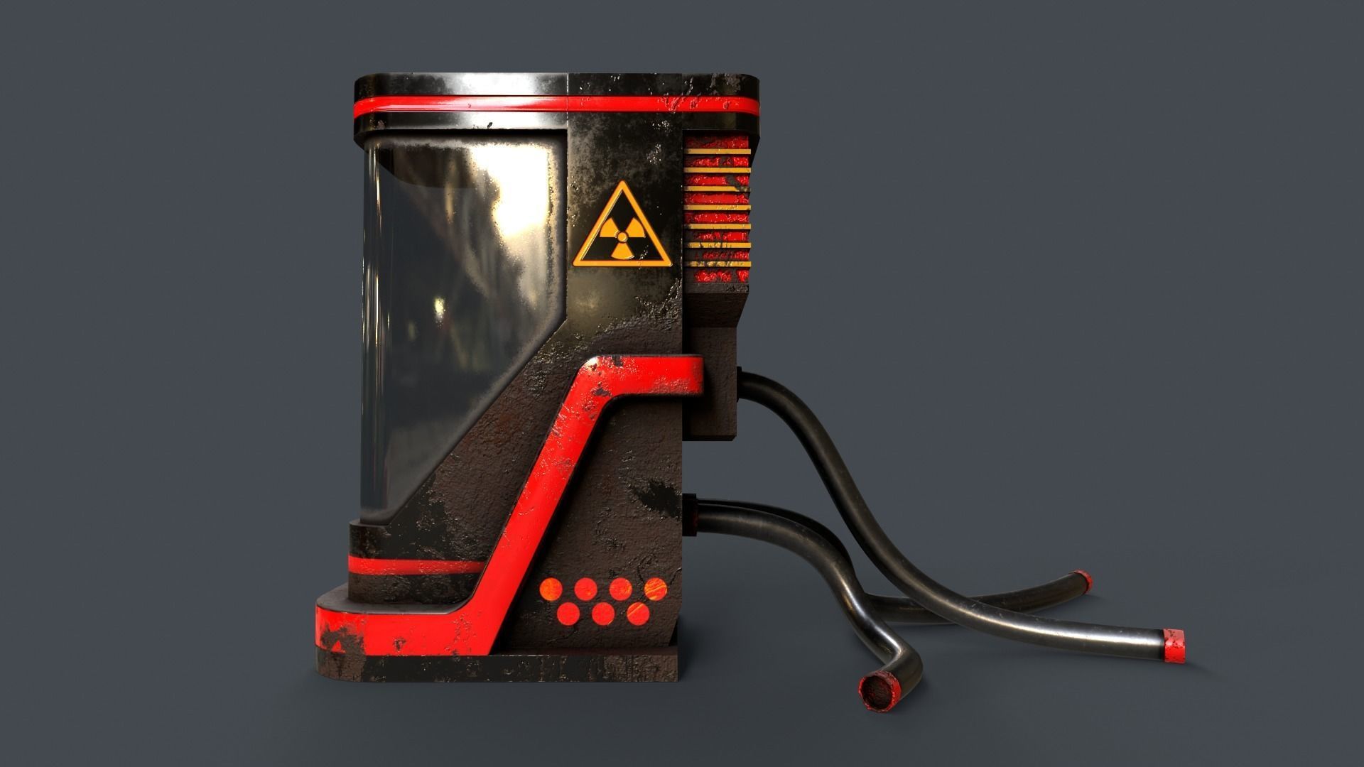 3D model Sci-Fi Teleportation Capsule V1 - 06 VR / AR / low-poly | CGTrader