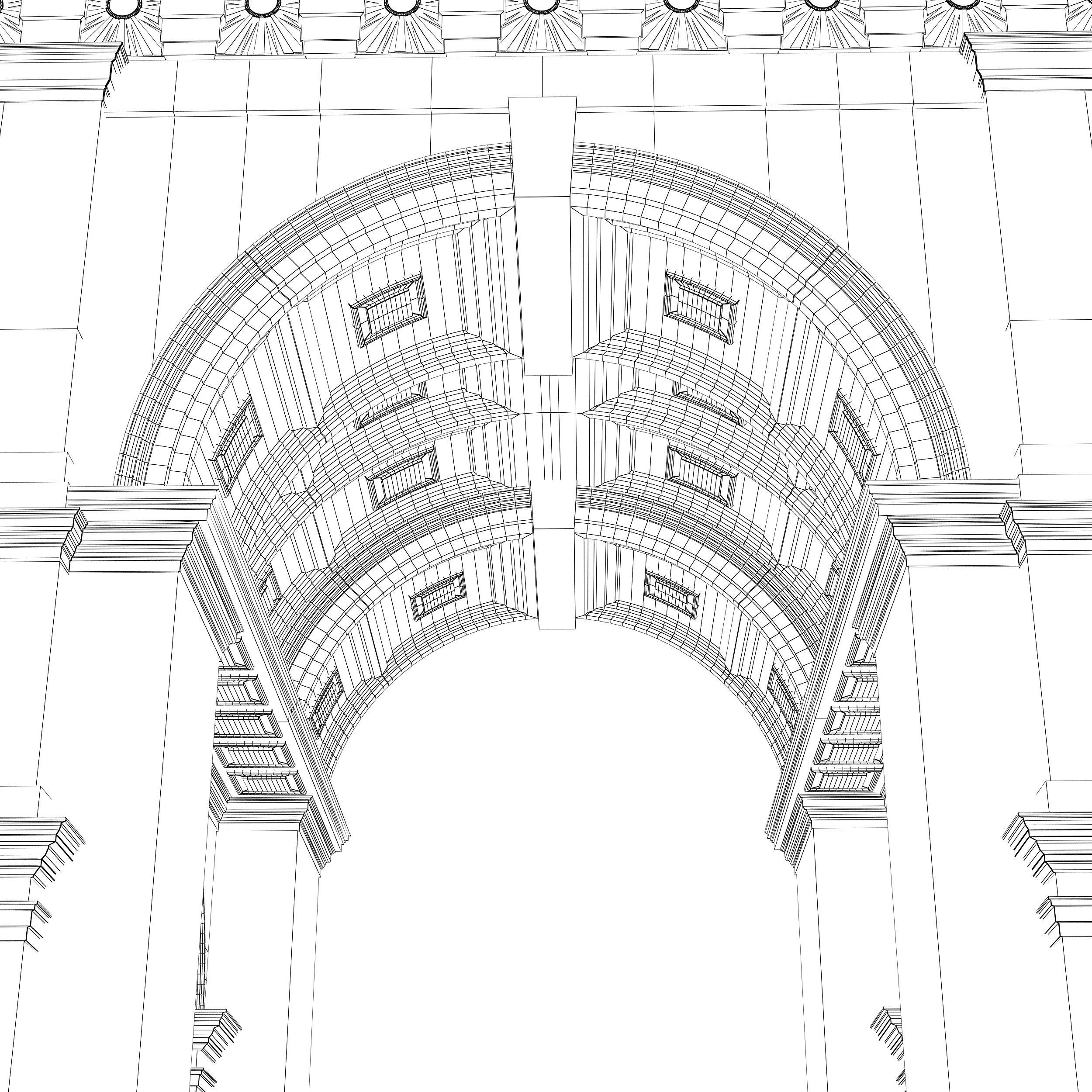 India Gate 3D model | CGTrader