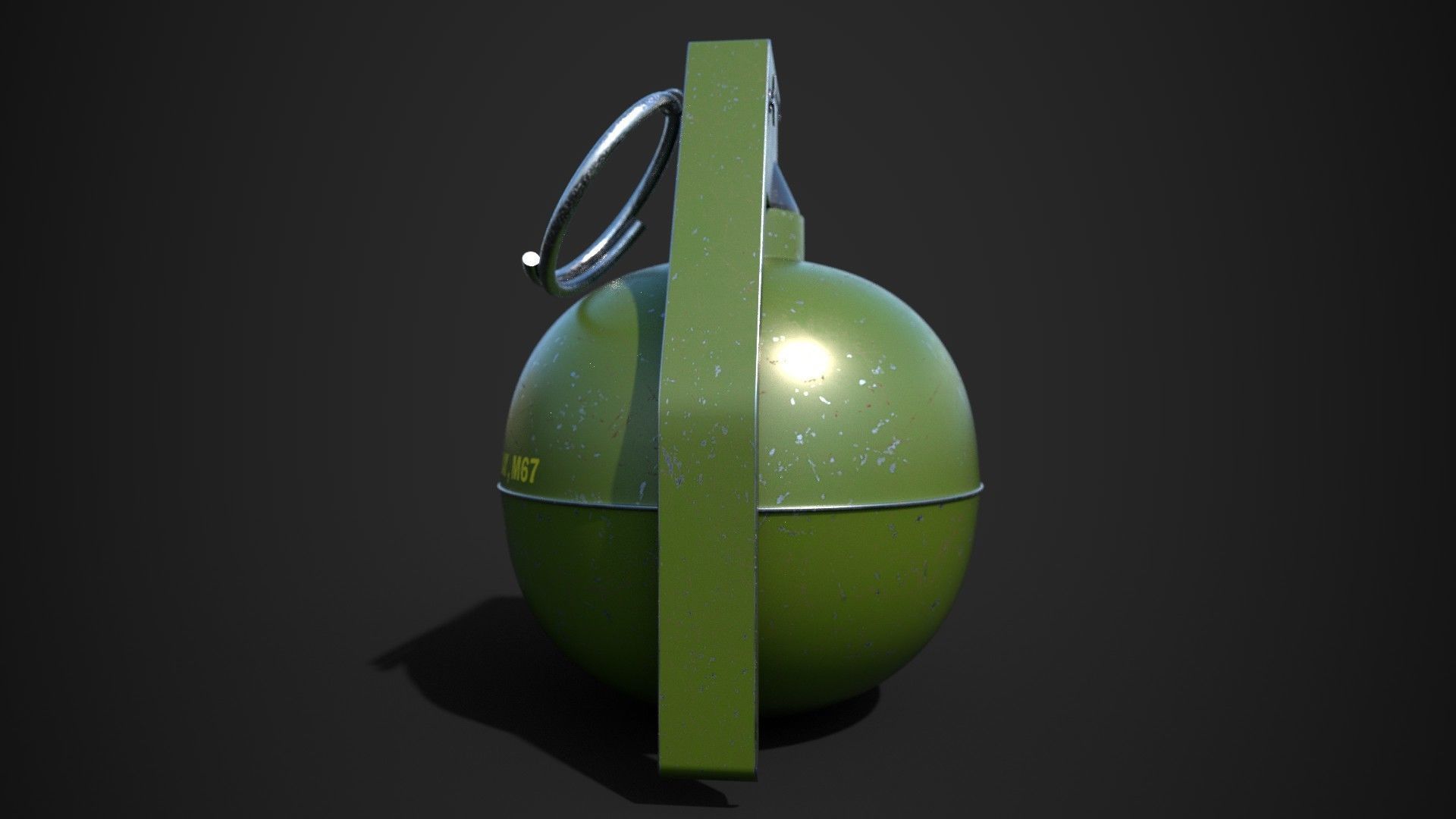 Hand Granade free 3D model | CGTrader