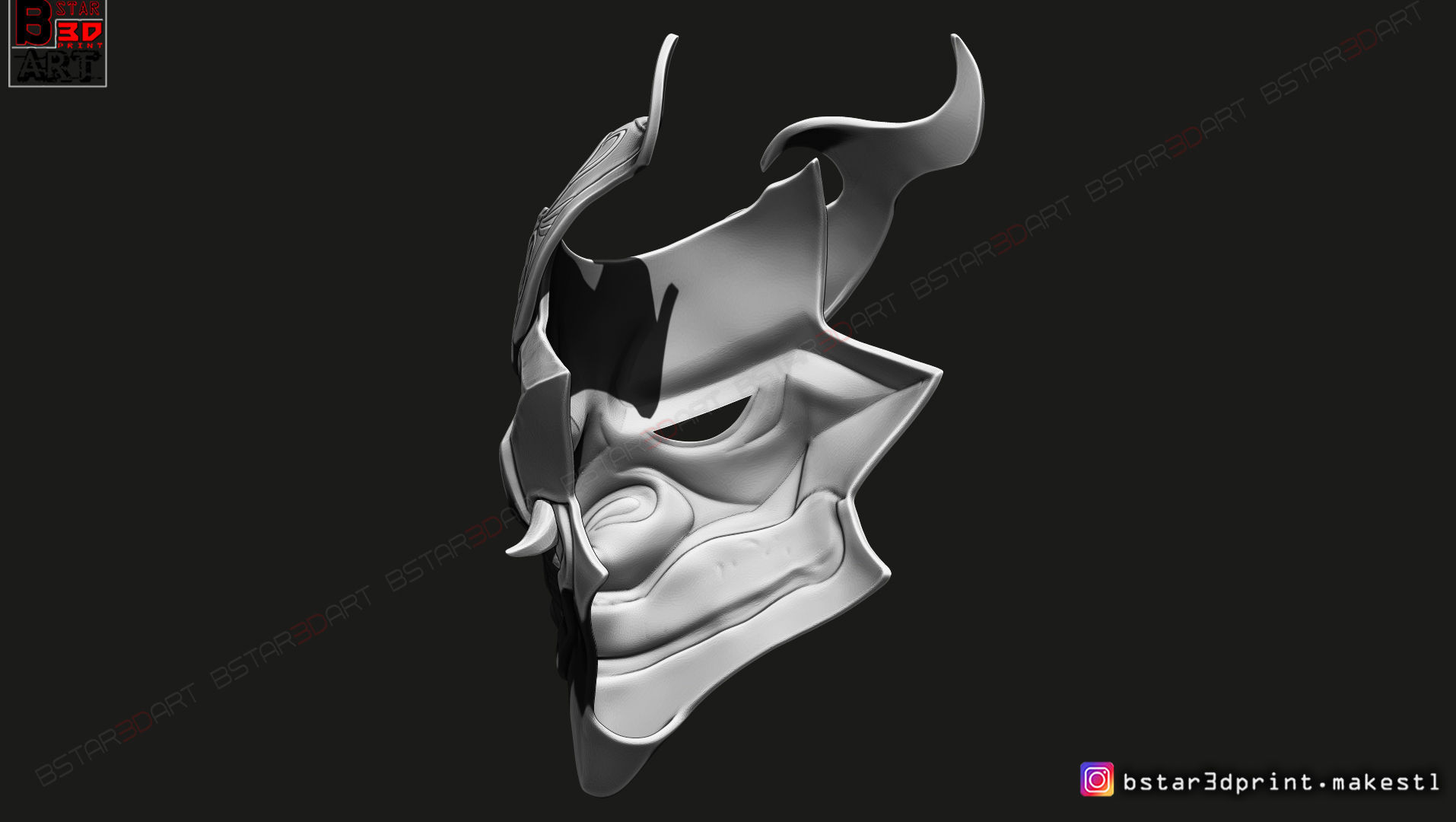 Shan Hai Scrolls Jhin Mask - Jhin God - League Of Legends 3D model 3D ...