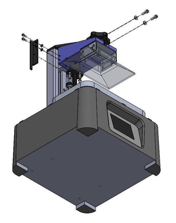 REINFORCED BUILD PLATE SUPPORT FOR PHROZEN SONIC MINI - MINI 4K 3D ...