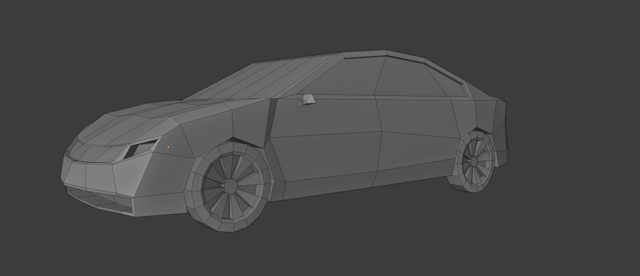 Low Poly Simple Car 3d Model free VR / AR / low-poly 3D model | CGTrader