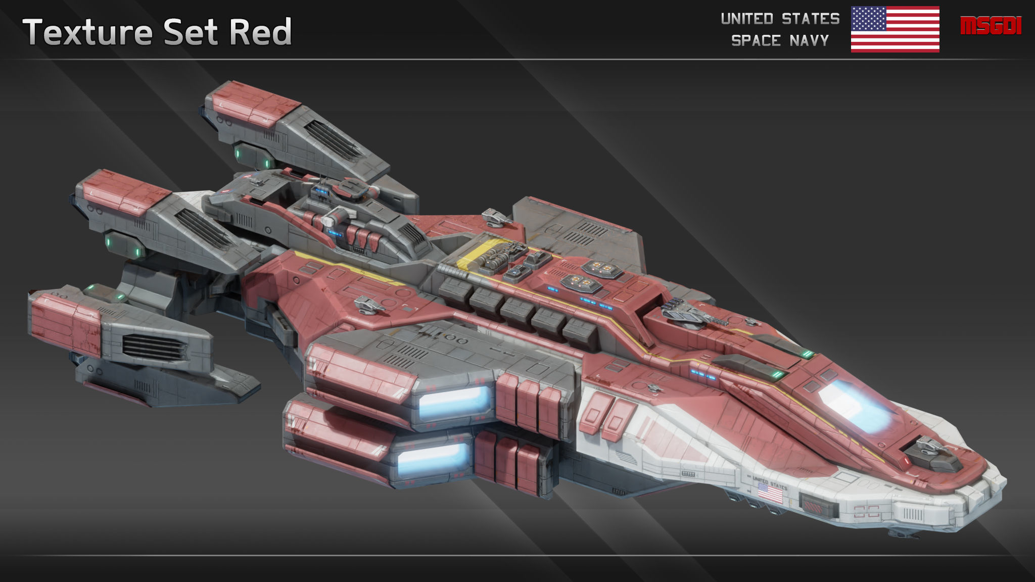 US Space Navy Fleet Collection | CGTrader