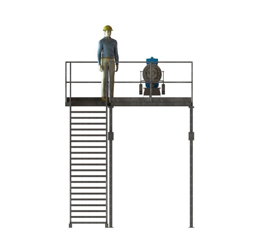 SEPARATOR PLATFORM FOR INSTALLATION GUIDE 3D model | CGTrader