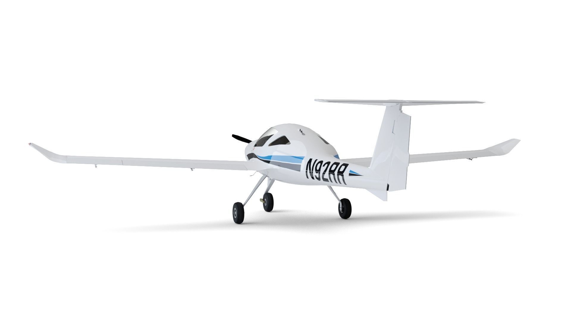 Aircraft Diamond DA20 3D model animated rigged | CGTrader