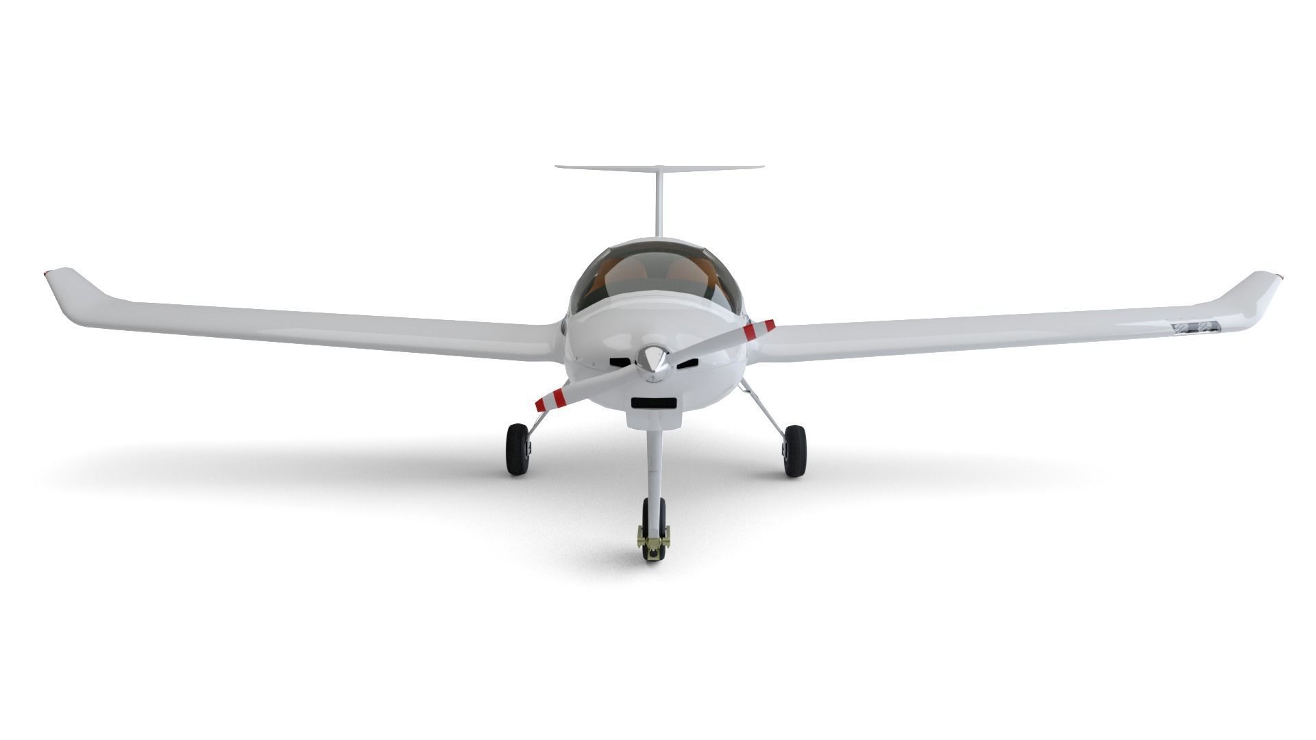 Aircraft Diamond DA20 3D model animated rigged | CGTrader