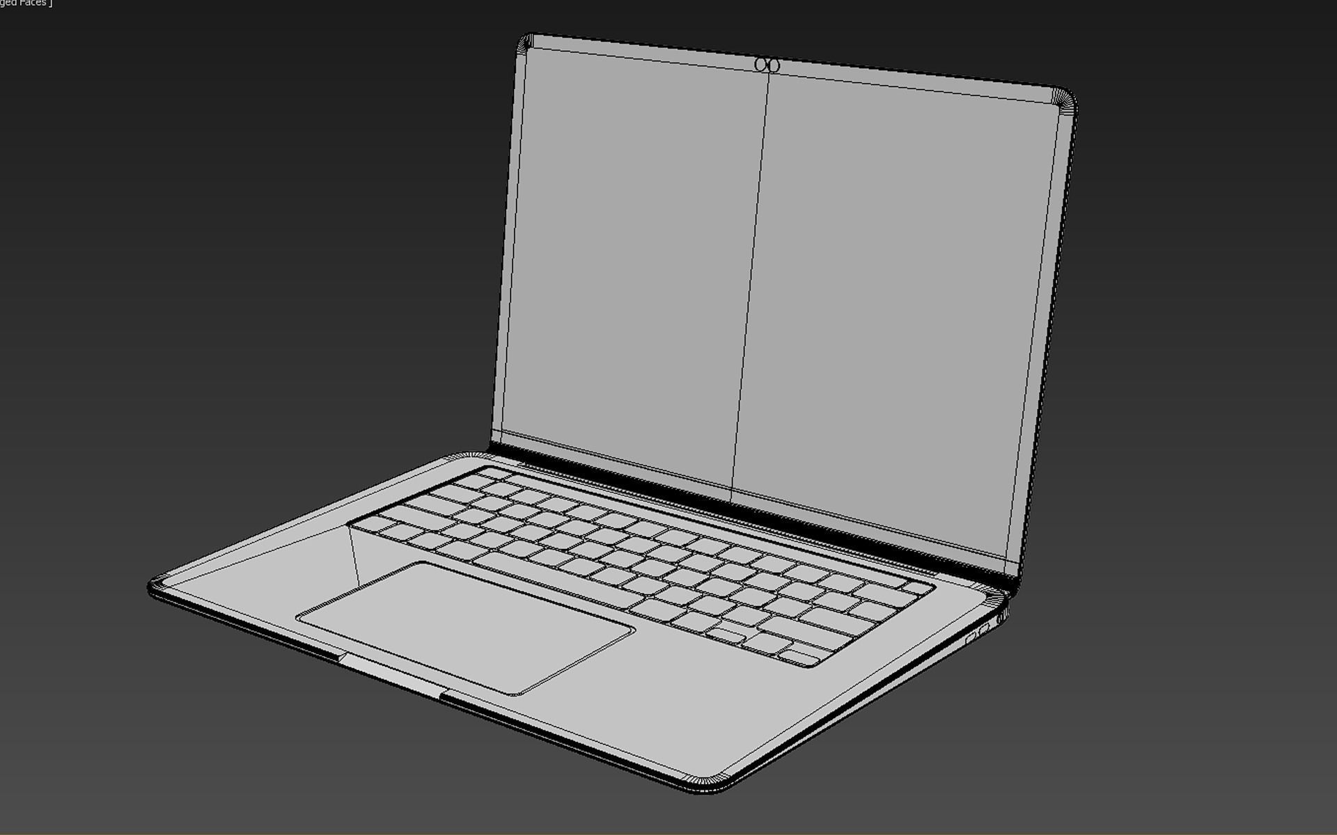 3D model Macbook Pro Next Gen Laptop VR / AR / low-poly | CGTrader