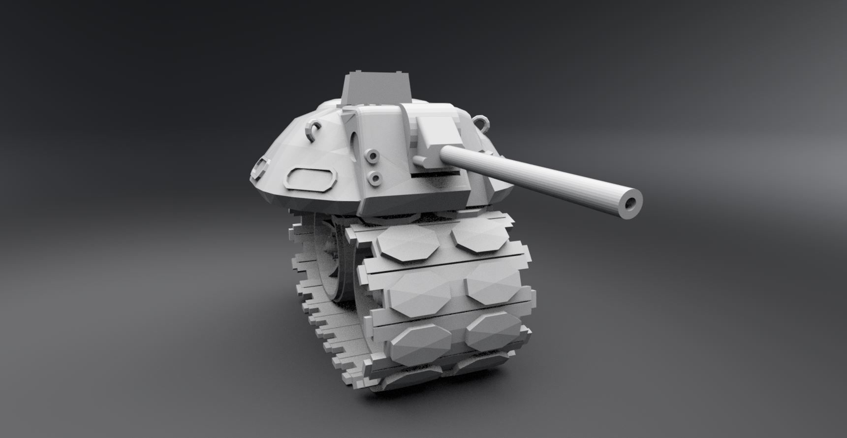 Tonk Scale Model 3D model 3D printable | CGTrader