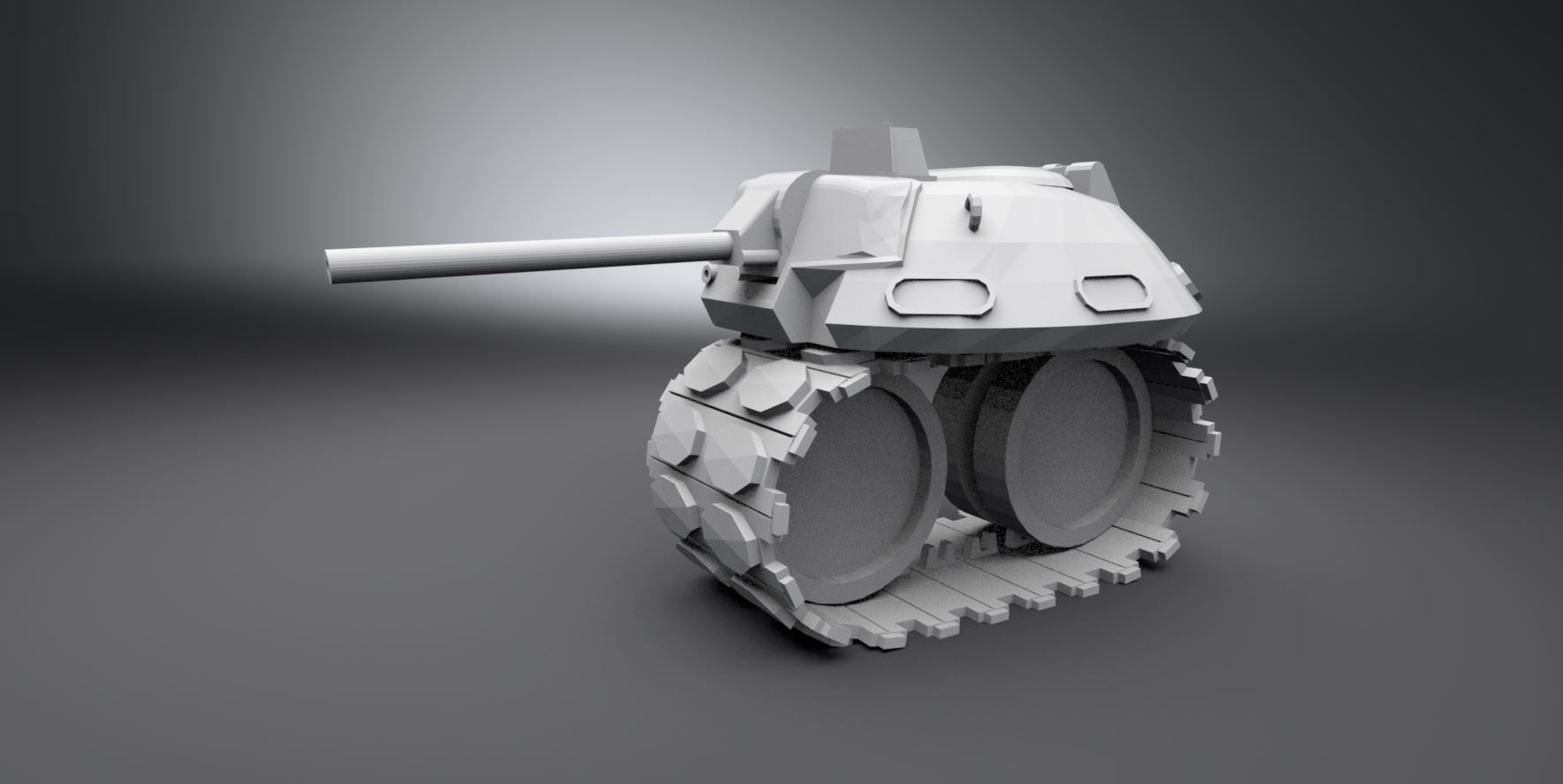 Tonk Scale Model 3D model 3D printable | CGTrader