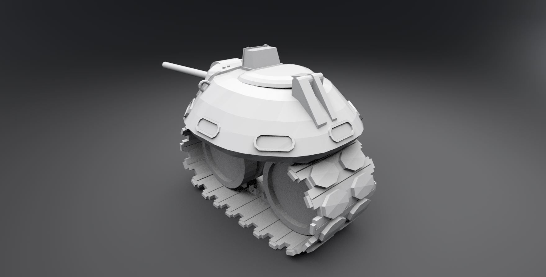 Tonk Scale Model 3D model 3D printable | CGTrader