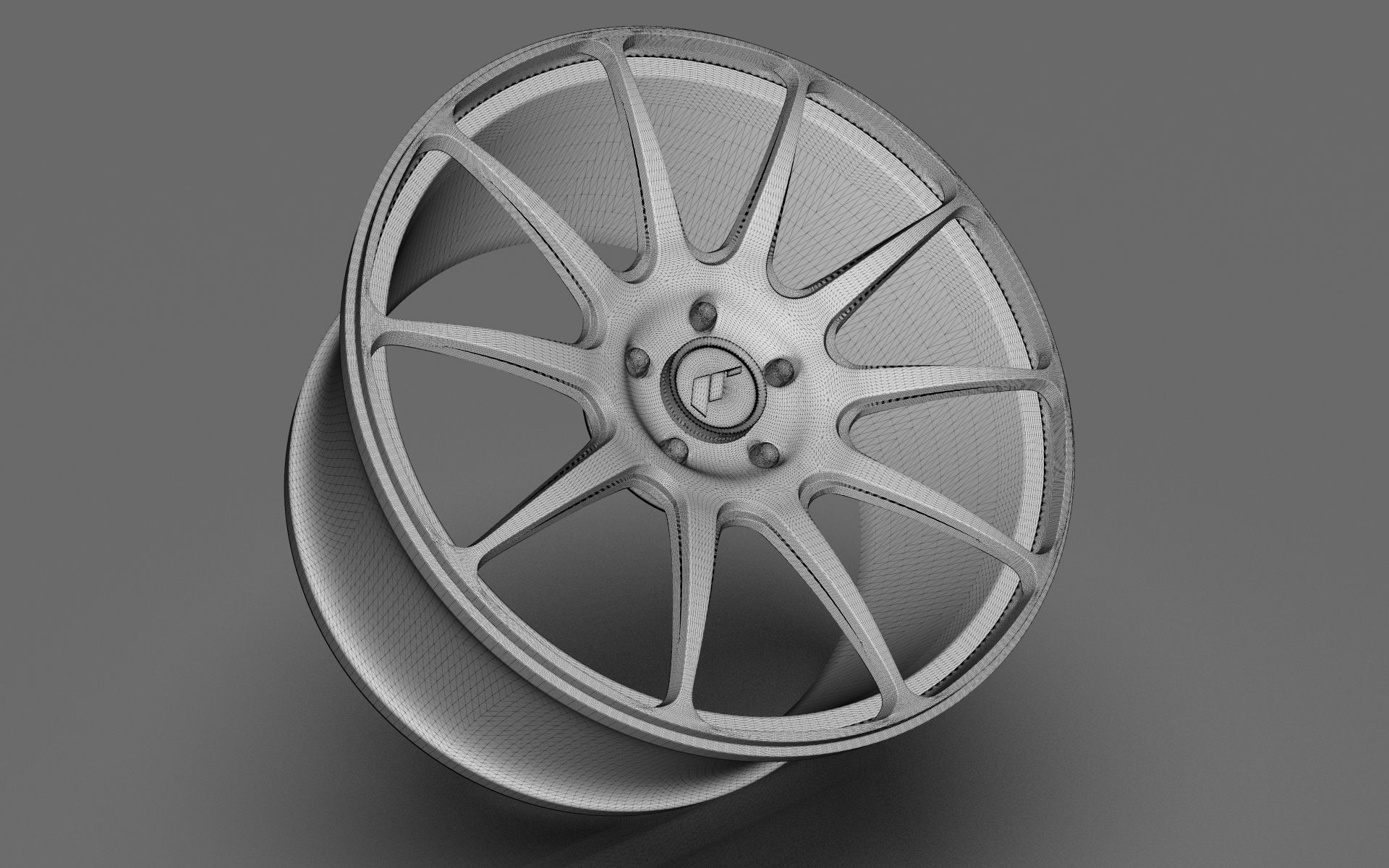 Japan Racing JR11 wheel silver 3D model 3D model 3D printable | CGTrader