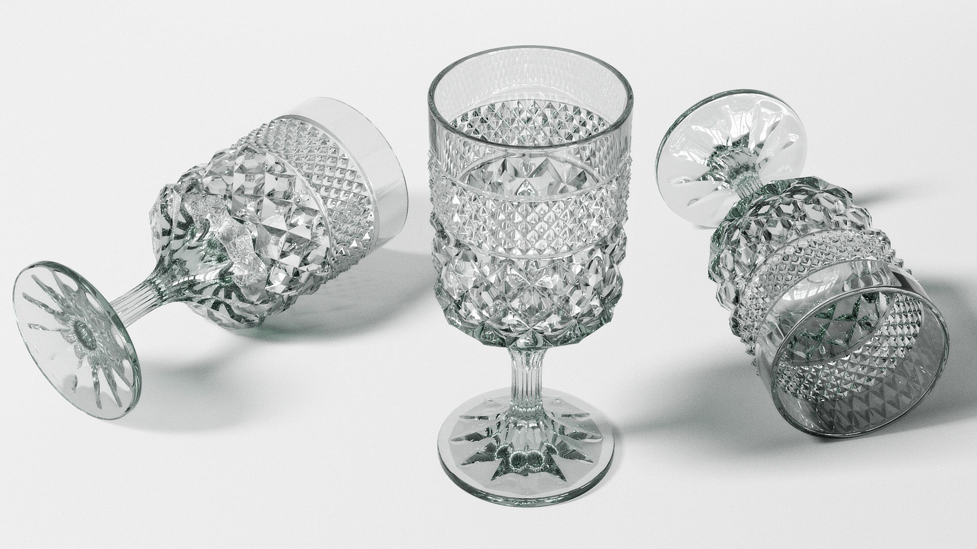 Crystal glass Wexford 3D model | CGTrader