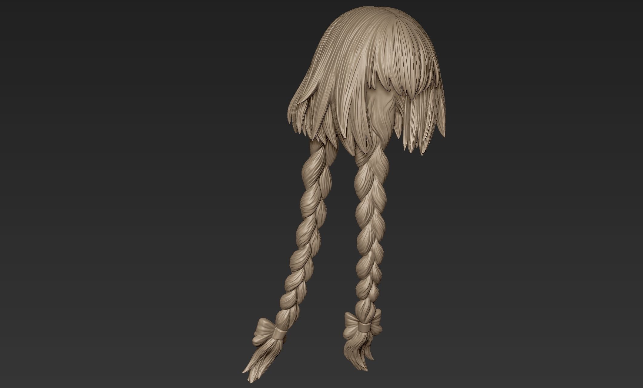 Hair 51 3D model | CGTrader