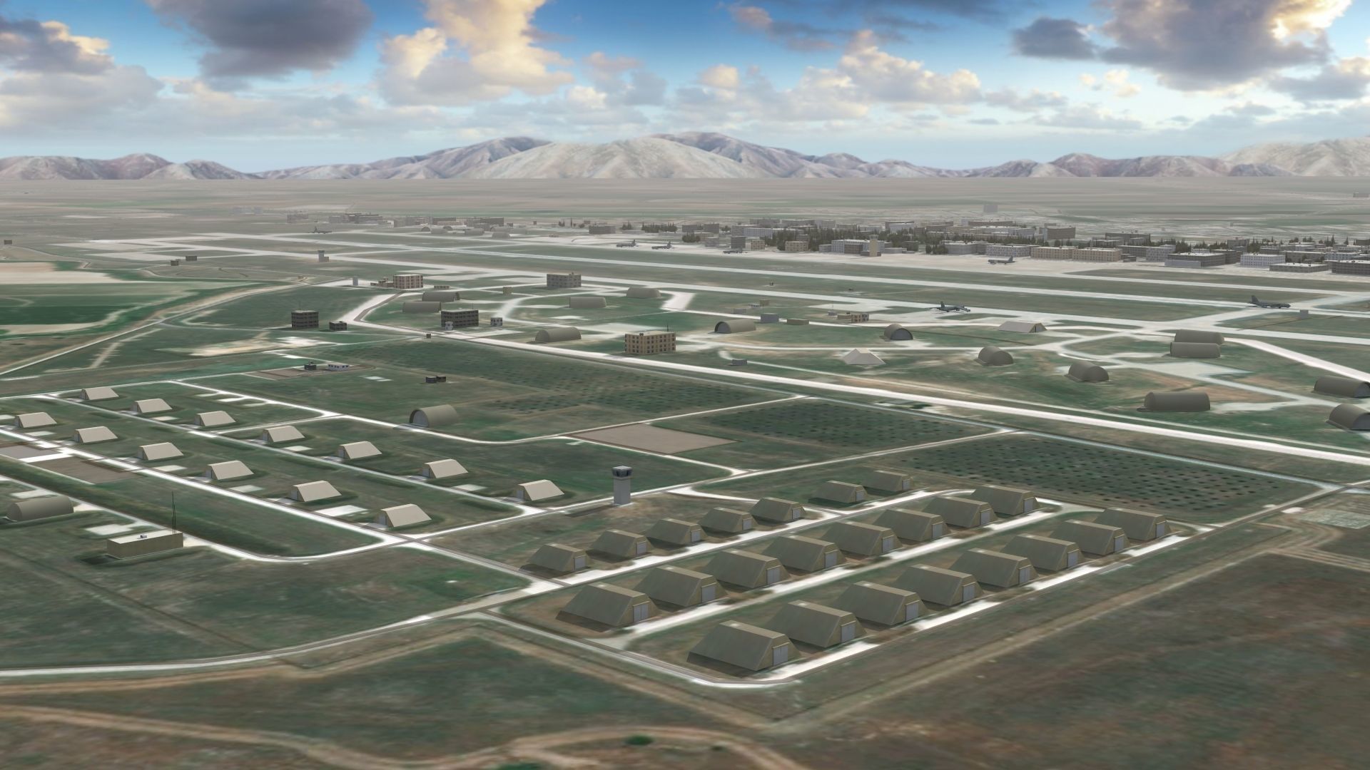 3D model Military Airbase VR / AR / low-poly | CGTrader