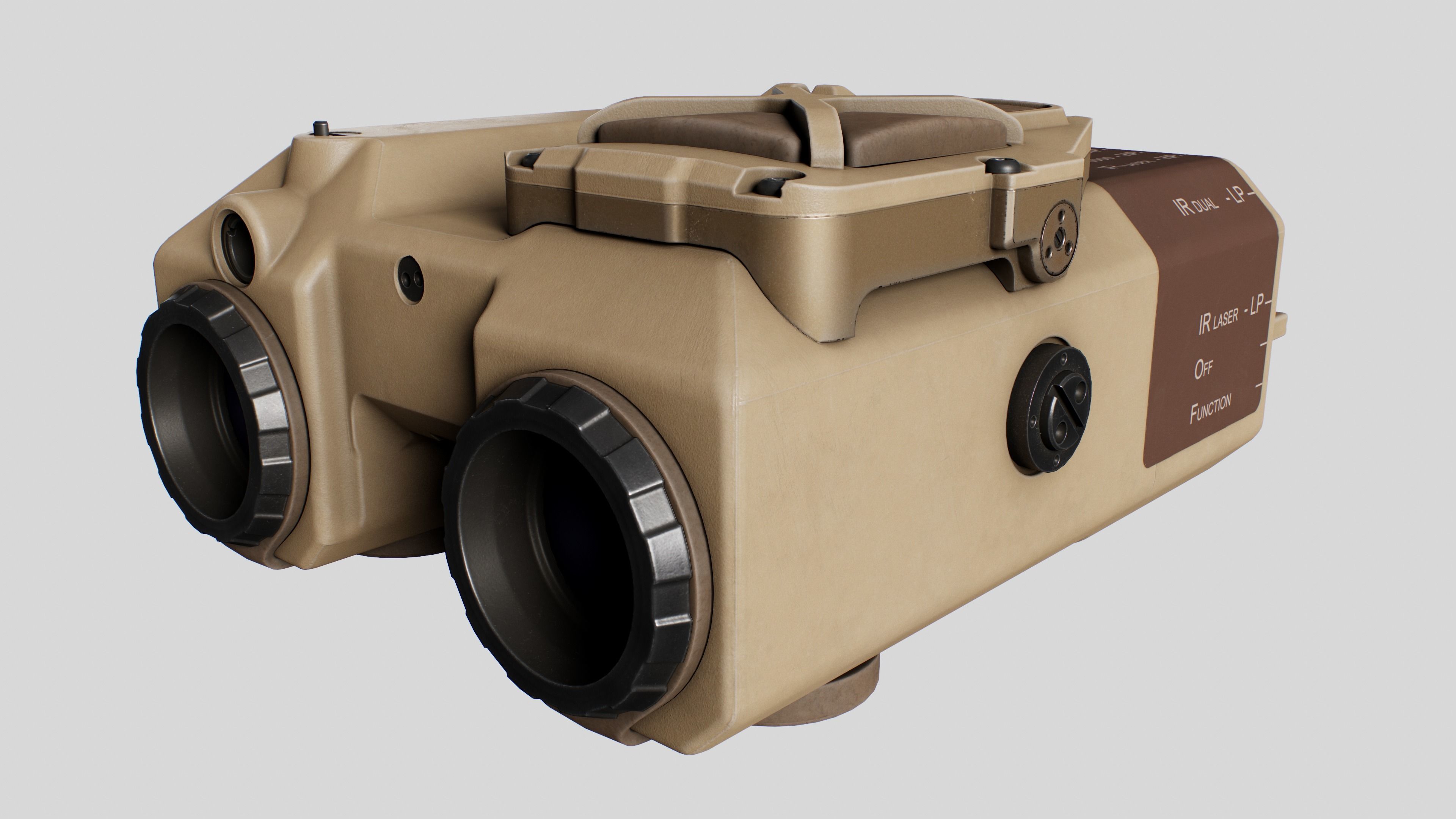 3D model Wilcox Raptar-S Laser Range Finder VR / AR / low-poly rigged ...