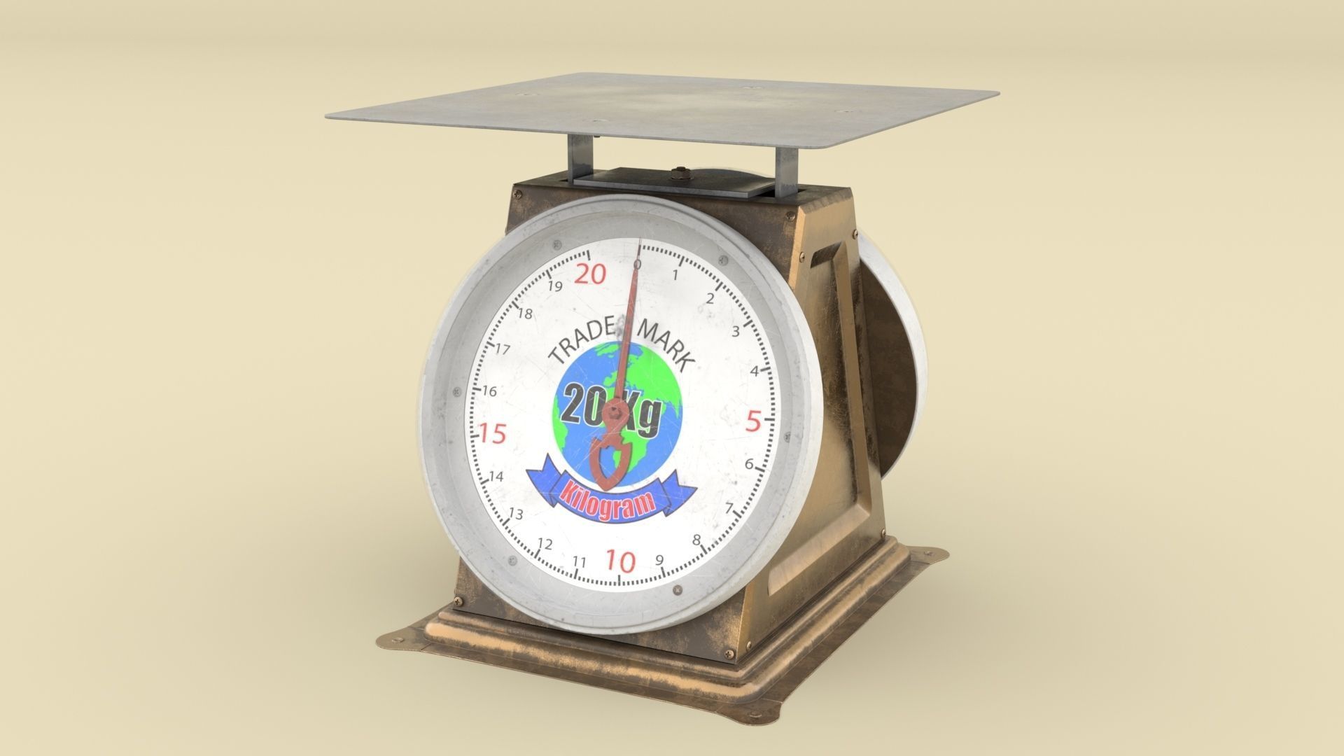 3D model Kilogram Scale | CGTrader