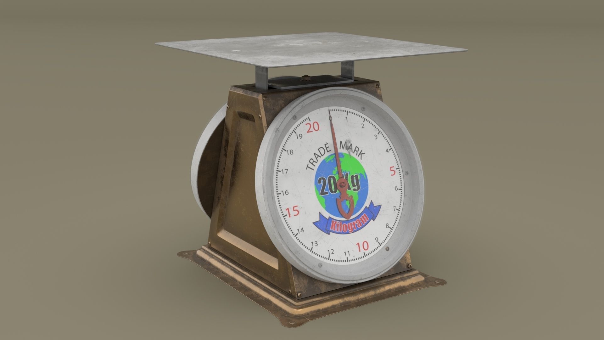 Kilogram Scale 3D model | CGTrader