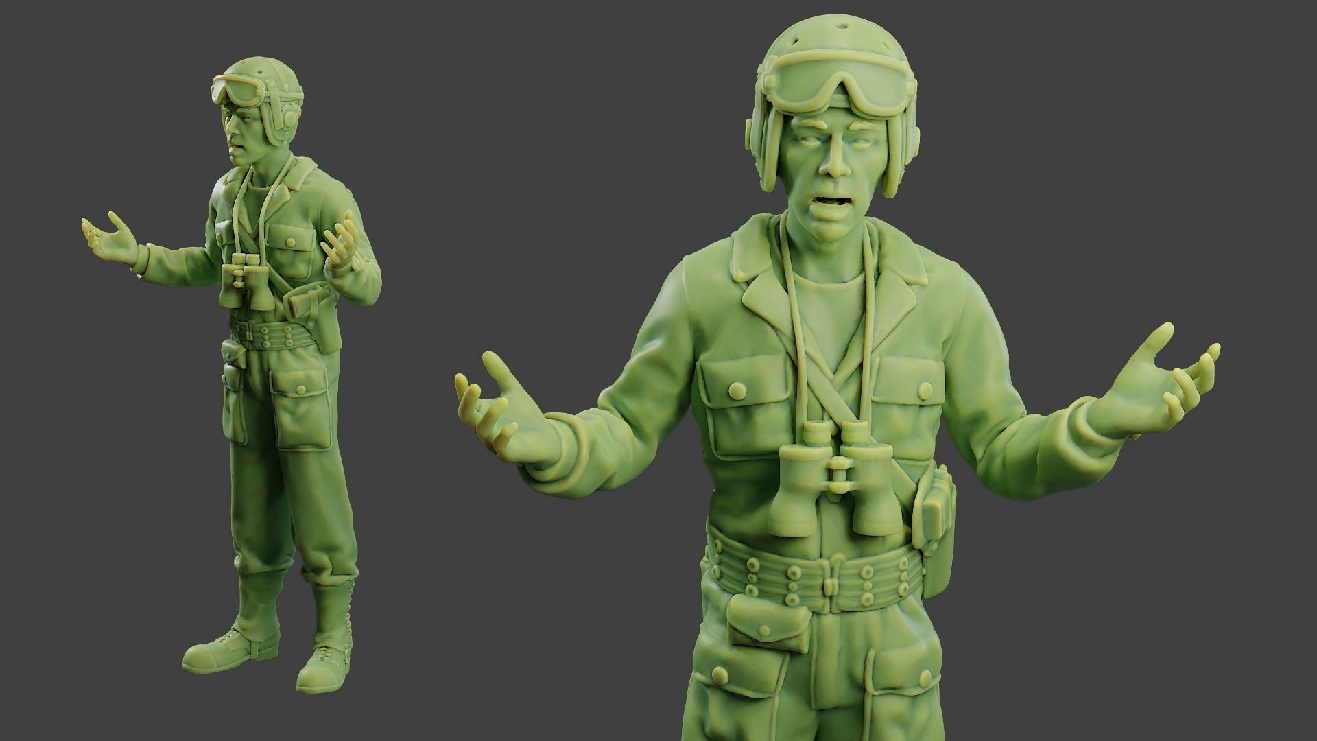 American Tank Crew ww2 ATC1 Pack1 3D Model Collection | CGTrader
