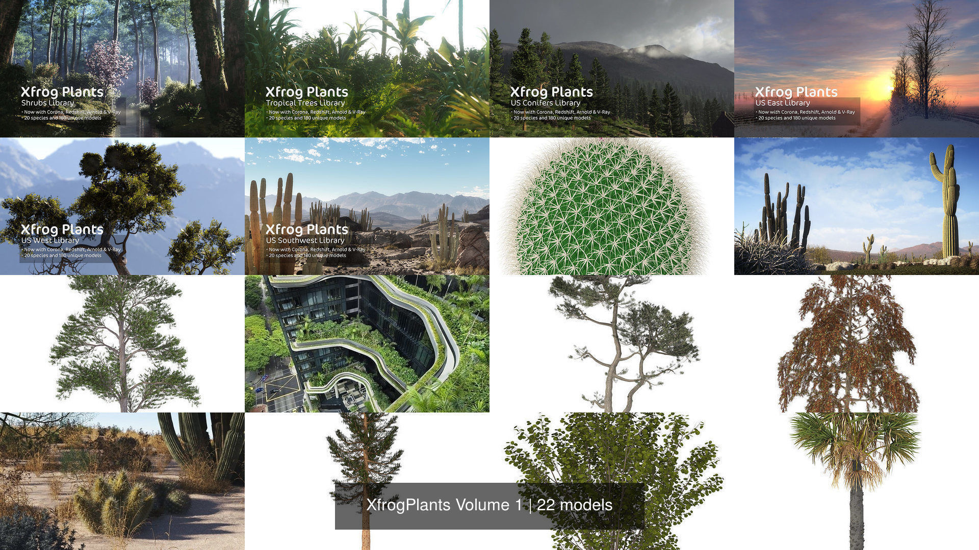 XfrogPlants Volume 1 3D Model Collection | CGTrader