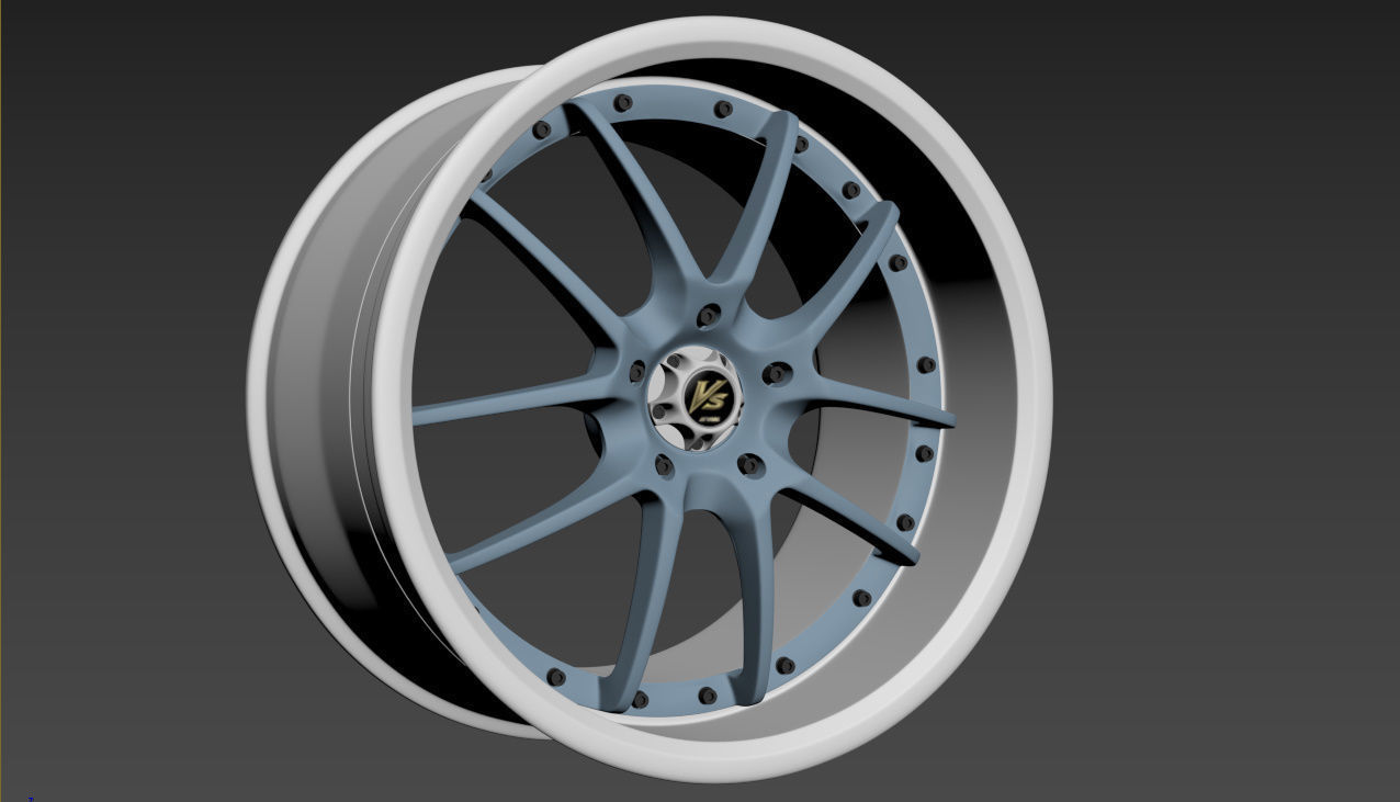 WORK VS-SS Wheel 3D model | CGTrader