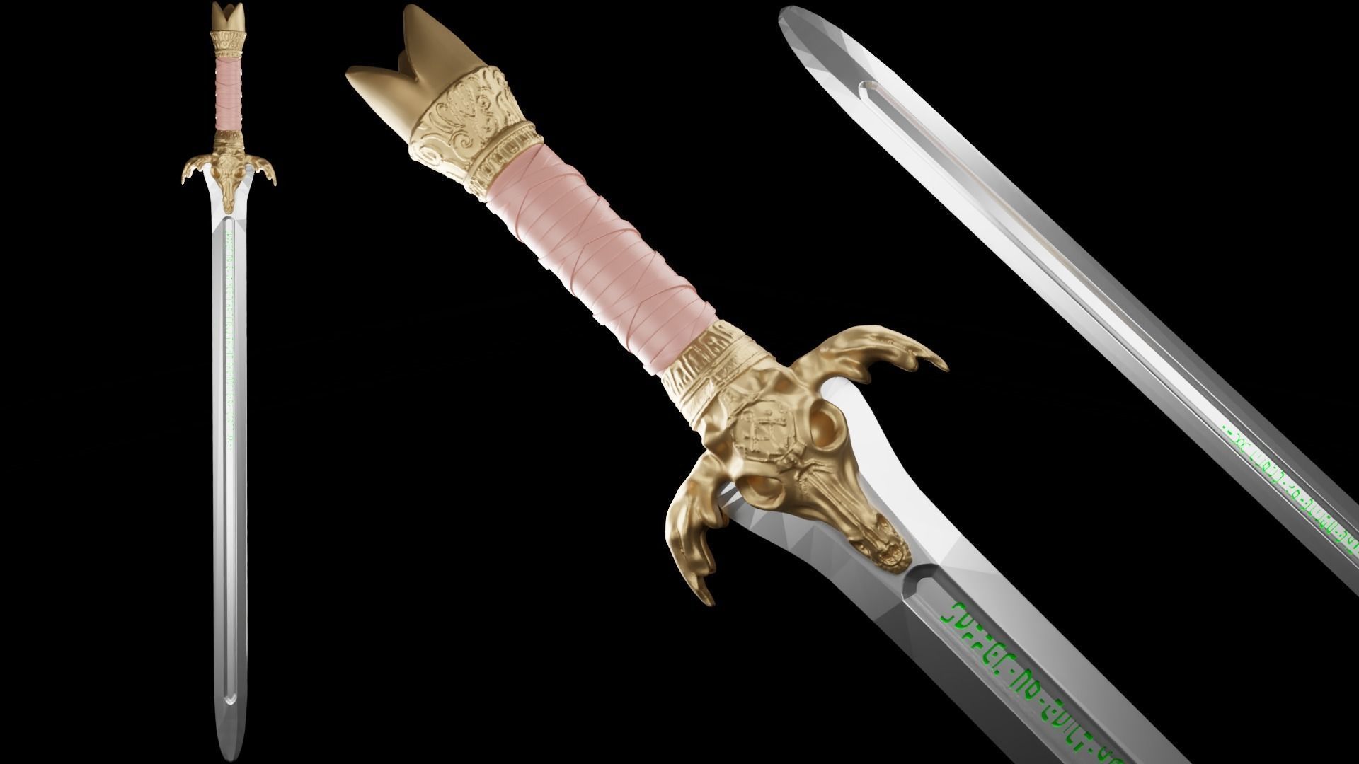 Conan Sword - Real Size - Conan The Barbarian 3D model 3D printable ...