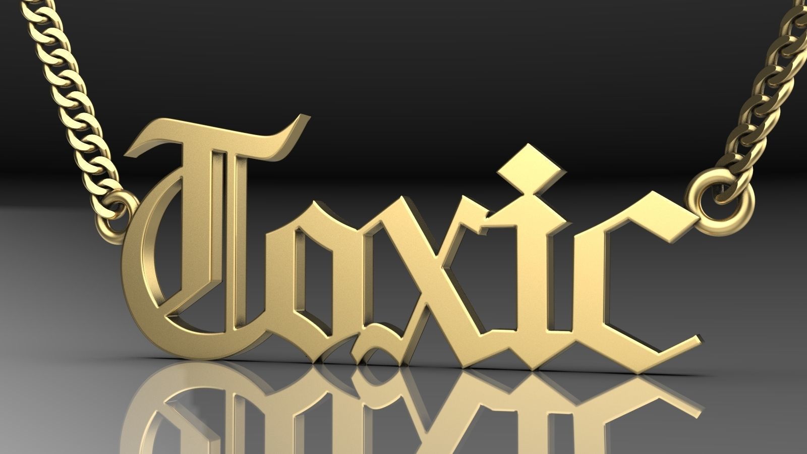 The pendant Toxic 3D model | CGTrader