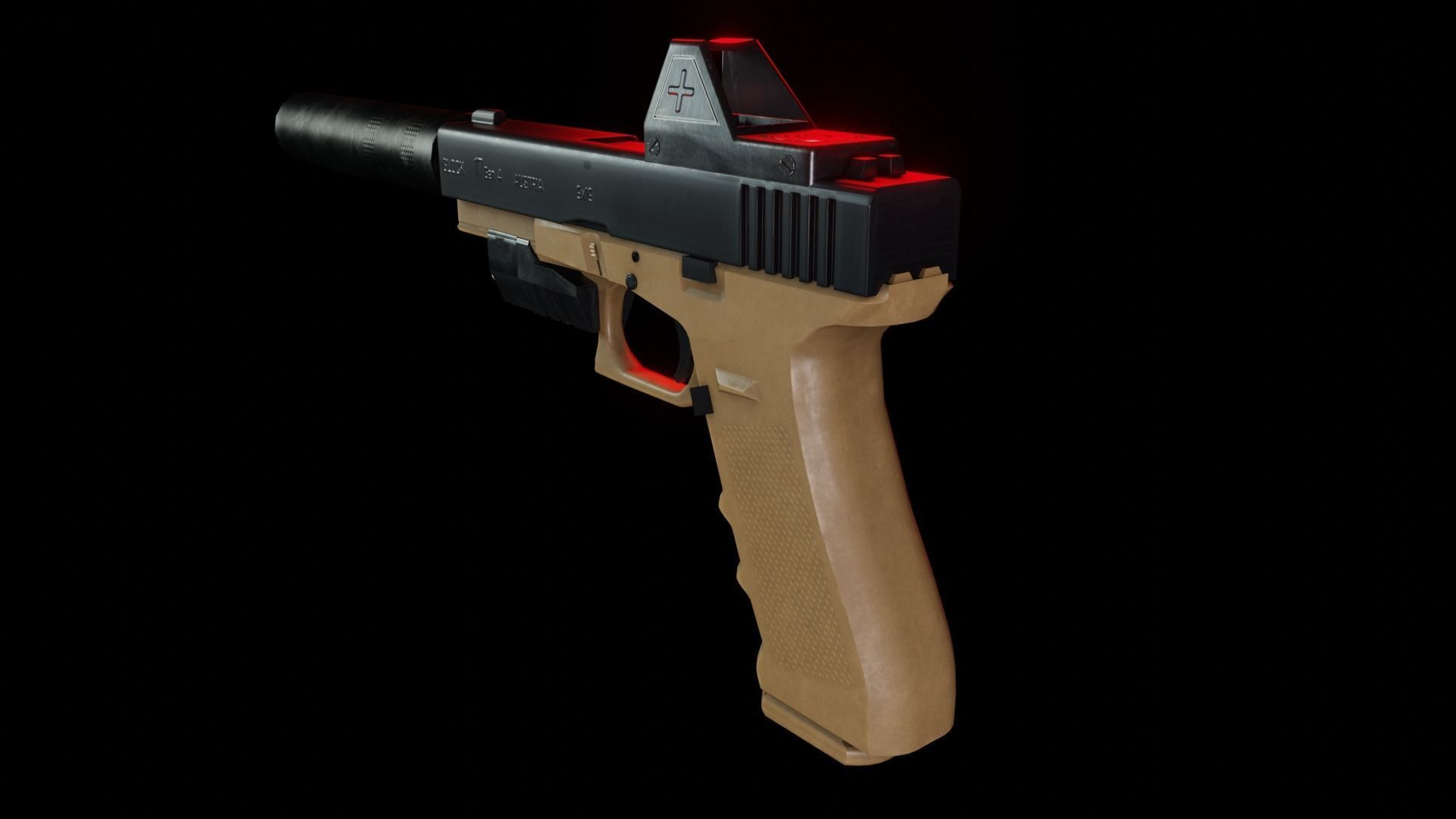 Glock free VR / AR / low-poly 3D model | CGTrader