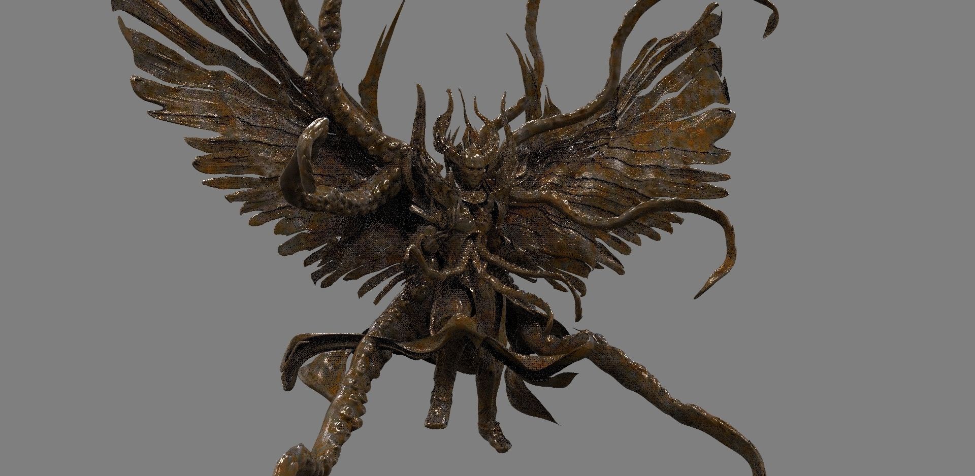 Dark angel squid 3D model | CGTrader