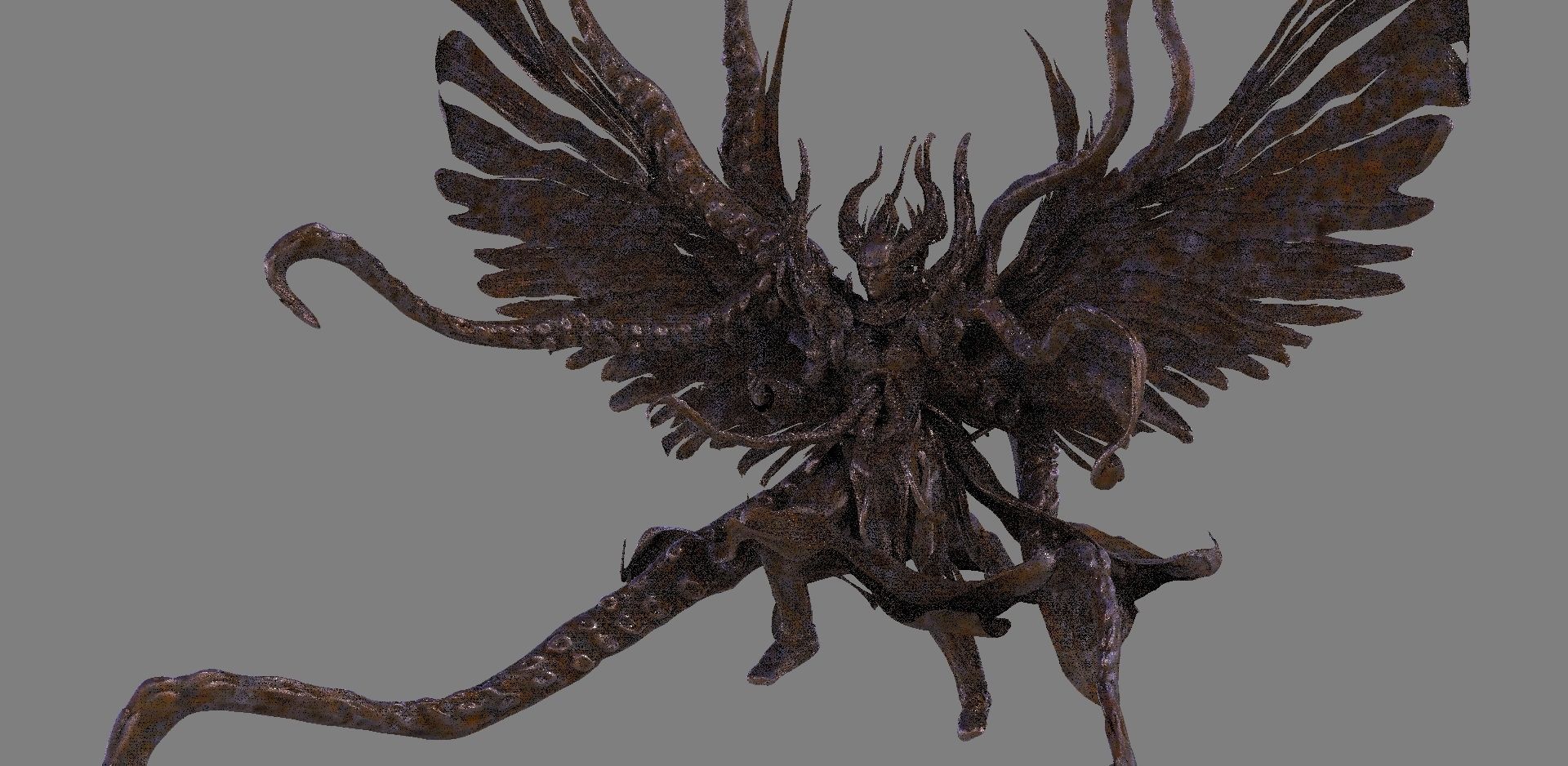 Dark angel squid 3D model | CGTrader