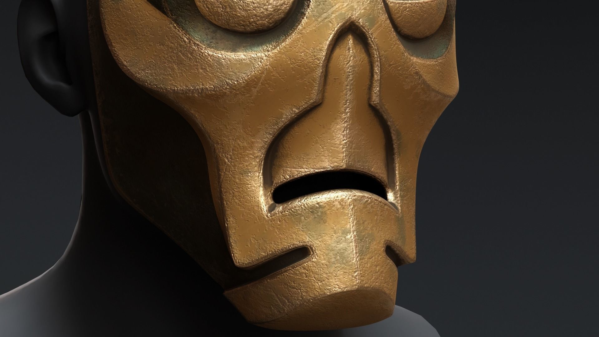 Skyrim Dragon Priest Mask - Krosis 3D model | CGTrader