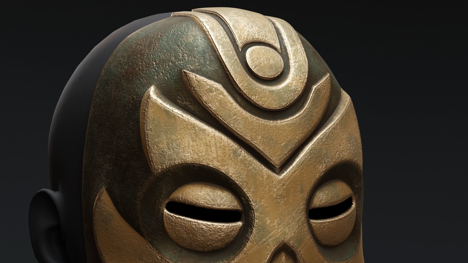 Skyrim Dragon Priest Mask - Krosis 3D model | CGTrader