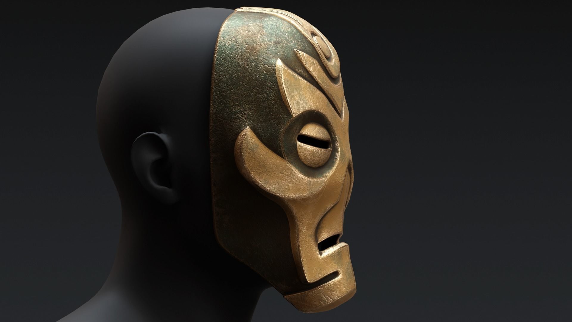 Skyrim Dragon Priest Mask - Krosis 3D model | CGTrader